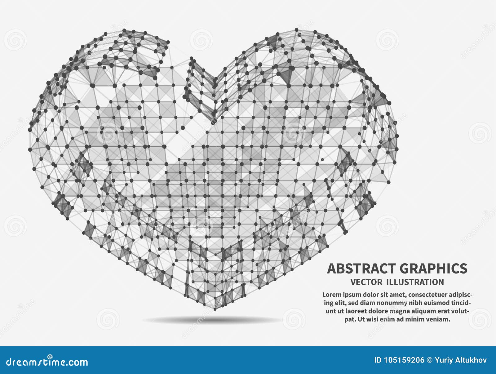 Heart, Vector Illustration. Network Connections. Stock Vector ...
