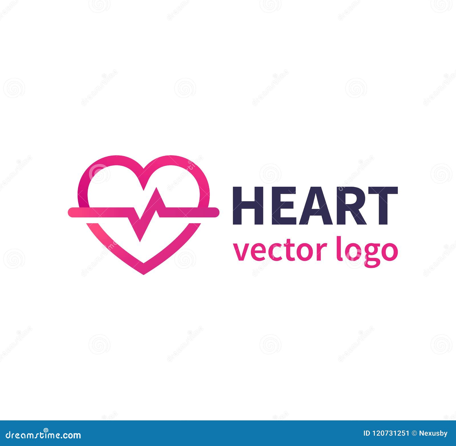 Heart Vector Logo for Cardiology Clinic Stock Vector - Illustration of ... Heart Vector Logo for Cardiology Clinic Stock Vector - Illustration of ...