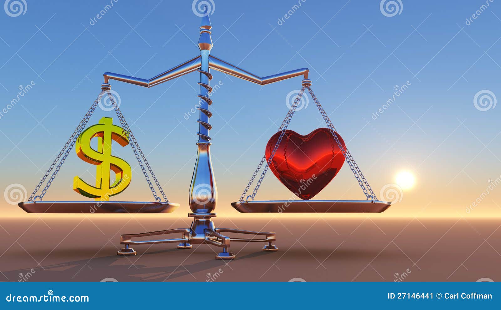 Heart Vs. Money stock illustration. Illustration of accounting - 27146441