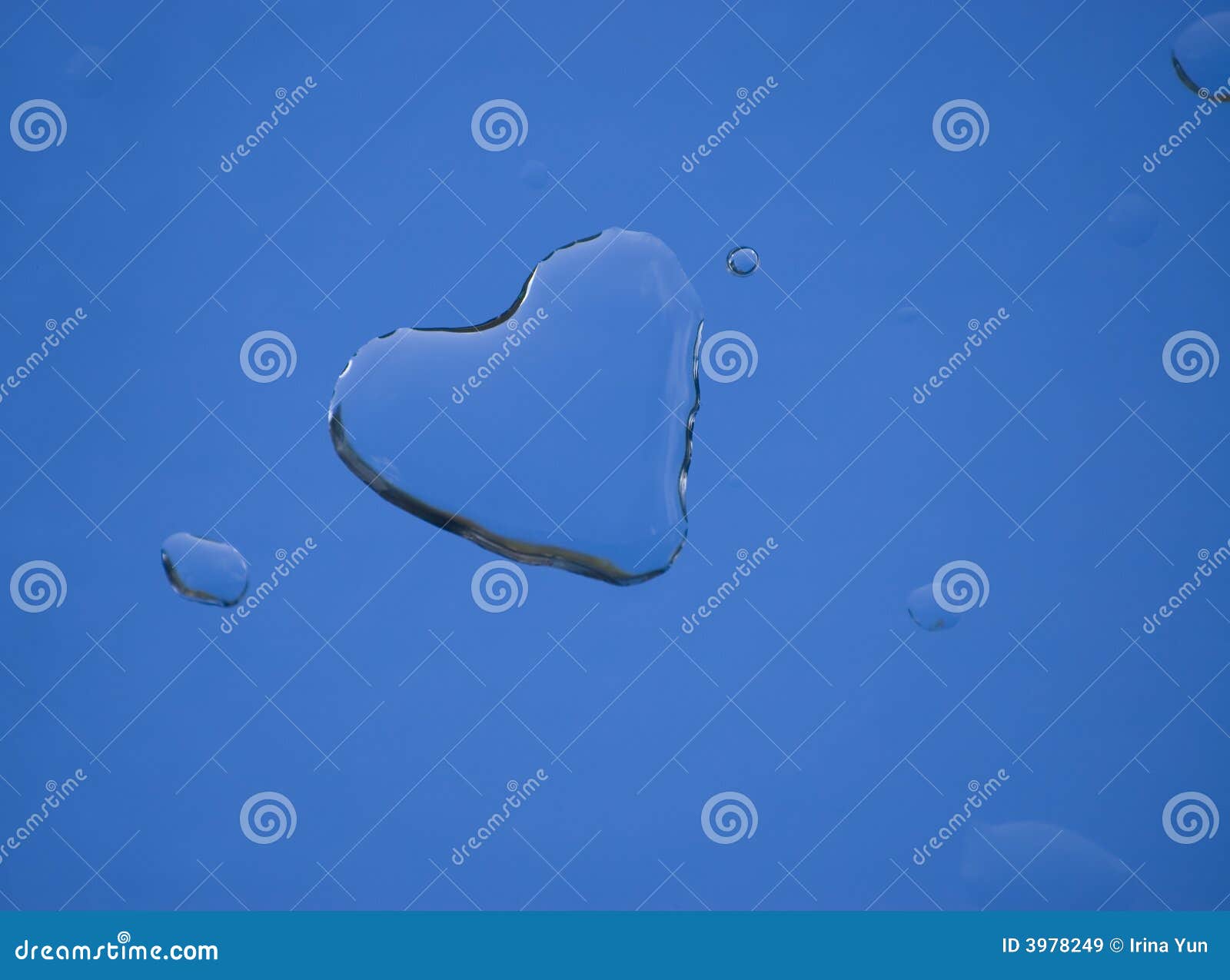Heart water drop stock image. Image of shiny, calm, health - 3978249