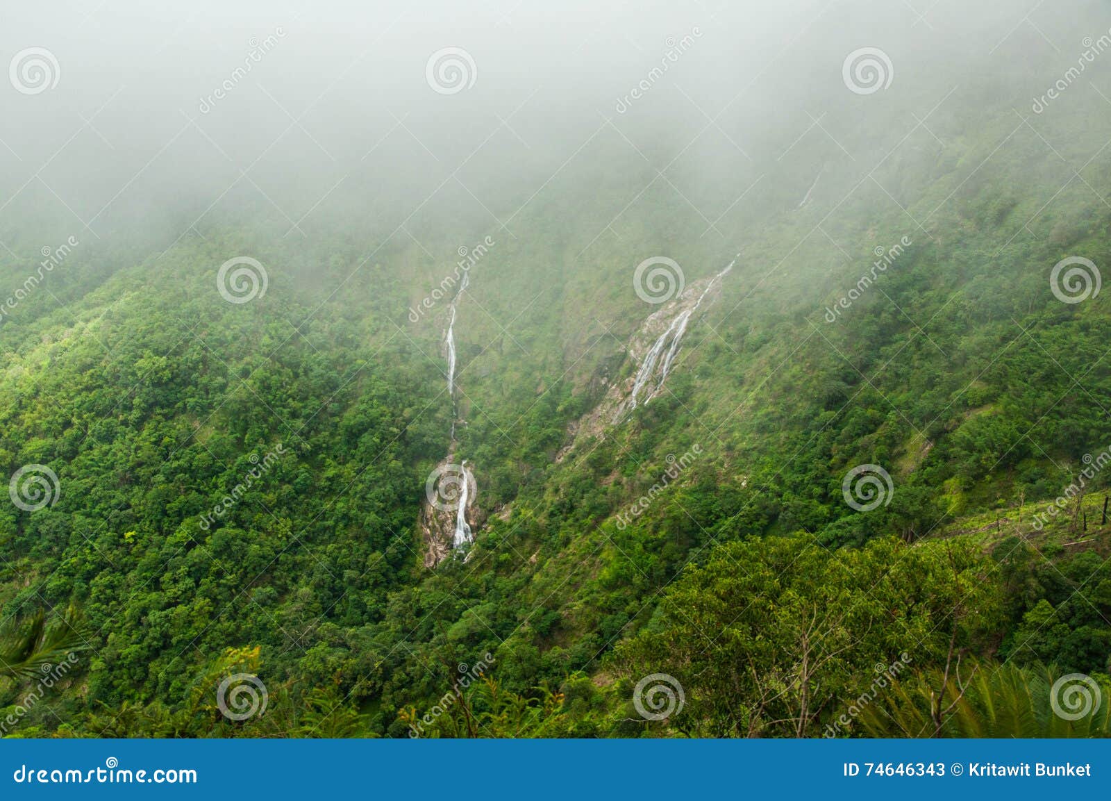 Heart waterfall stock image. Image of travel, asia, waterfall - 74646343