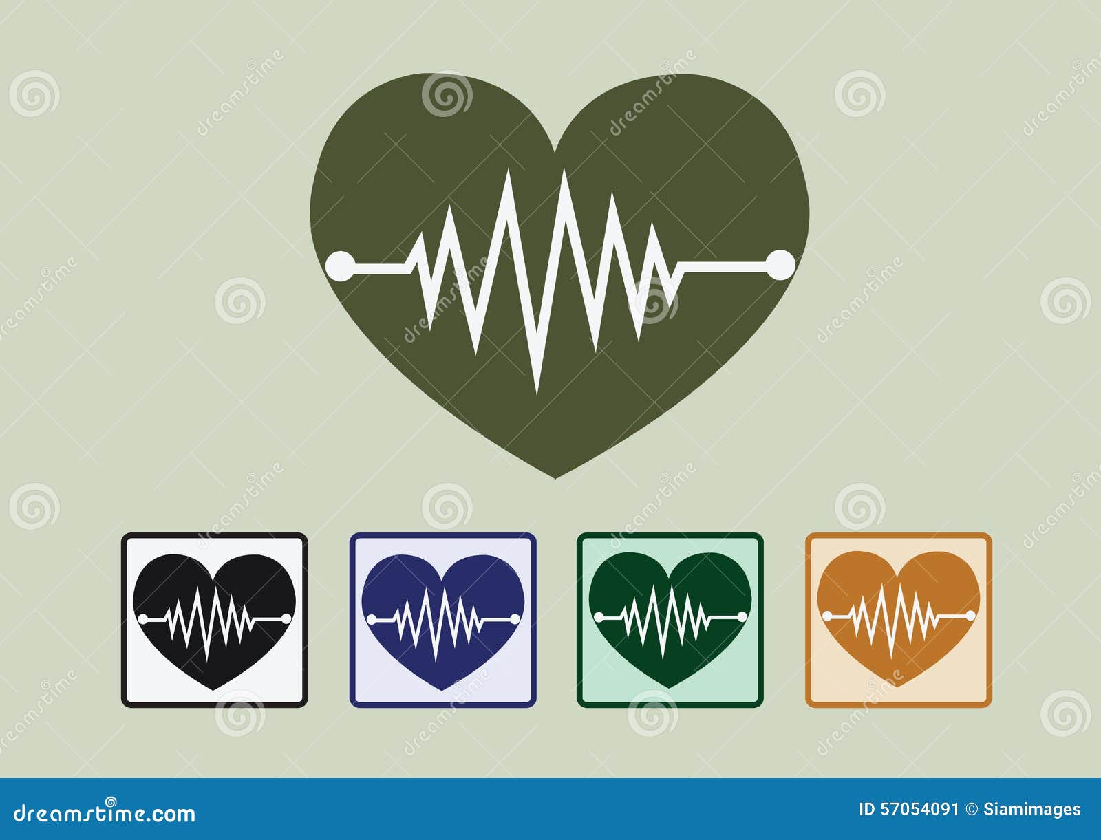 Heart Wave Ecg Stock Image | CartoonDealer.com #209270521