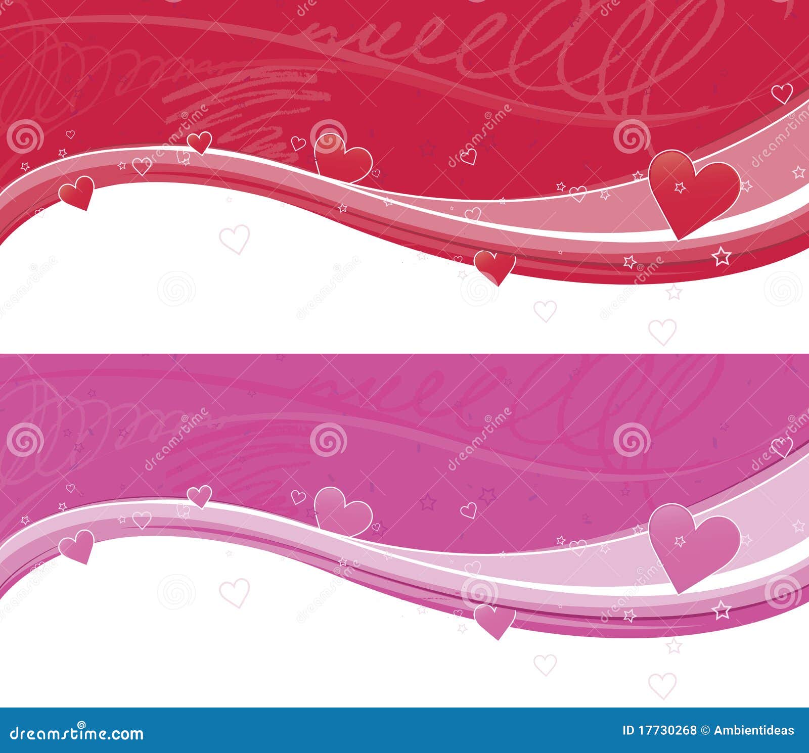 Heart Wave set stock vector. Illustration of copy, star - 17730268