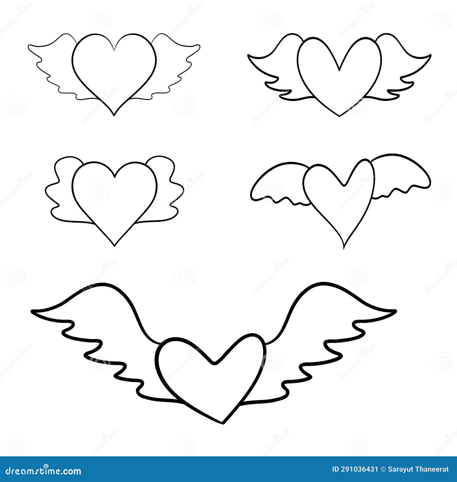 Eye With Wings And Hand. Alchemy Doodle Art. Witchcraft Black And White ...