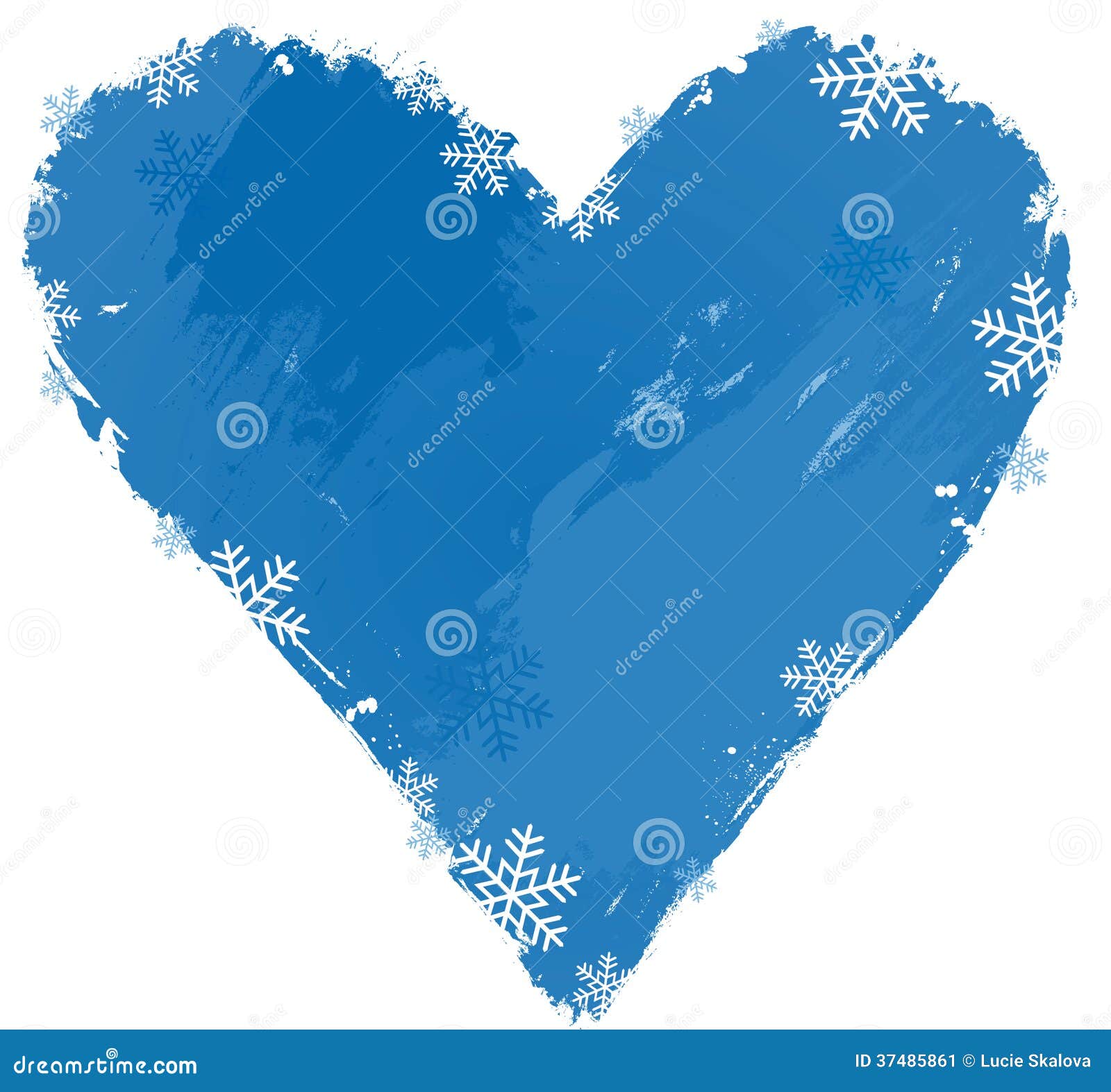 Heart of winter stock vector. Illustration of years, space - 37485861