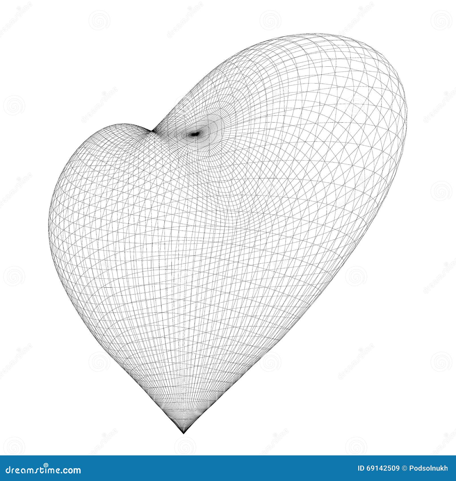 Heart wire frame stock illustration. Illustration of holiday - 69142509