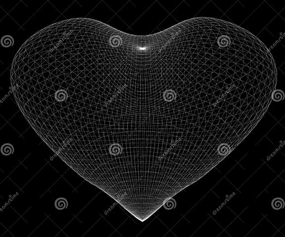 Heart wire frame stock illustration. Illustration of hearts - 69337698