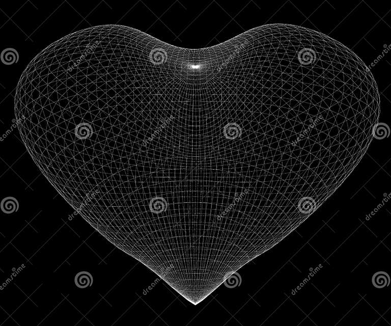 Heart wire frame stock illustration. Illustration of hearts - 69337698