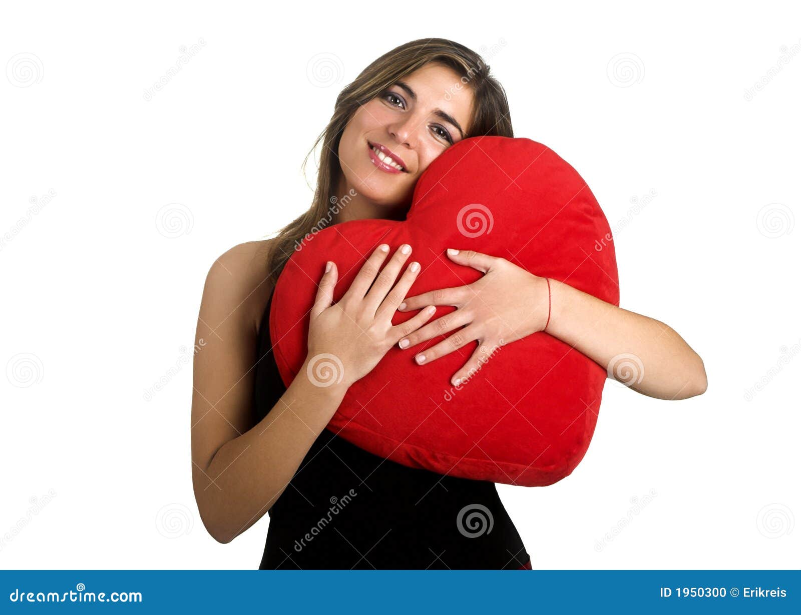 Heart Woman stock photo. Image of passion, pose, friendly - 1950300