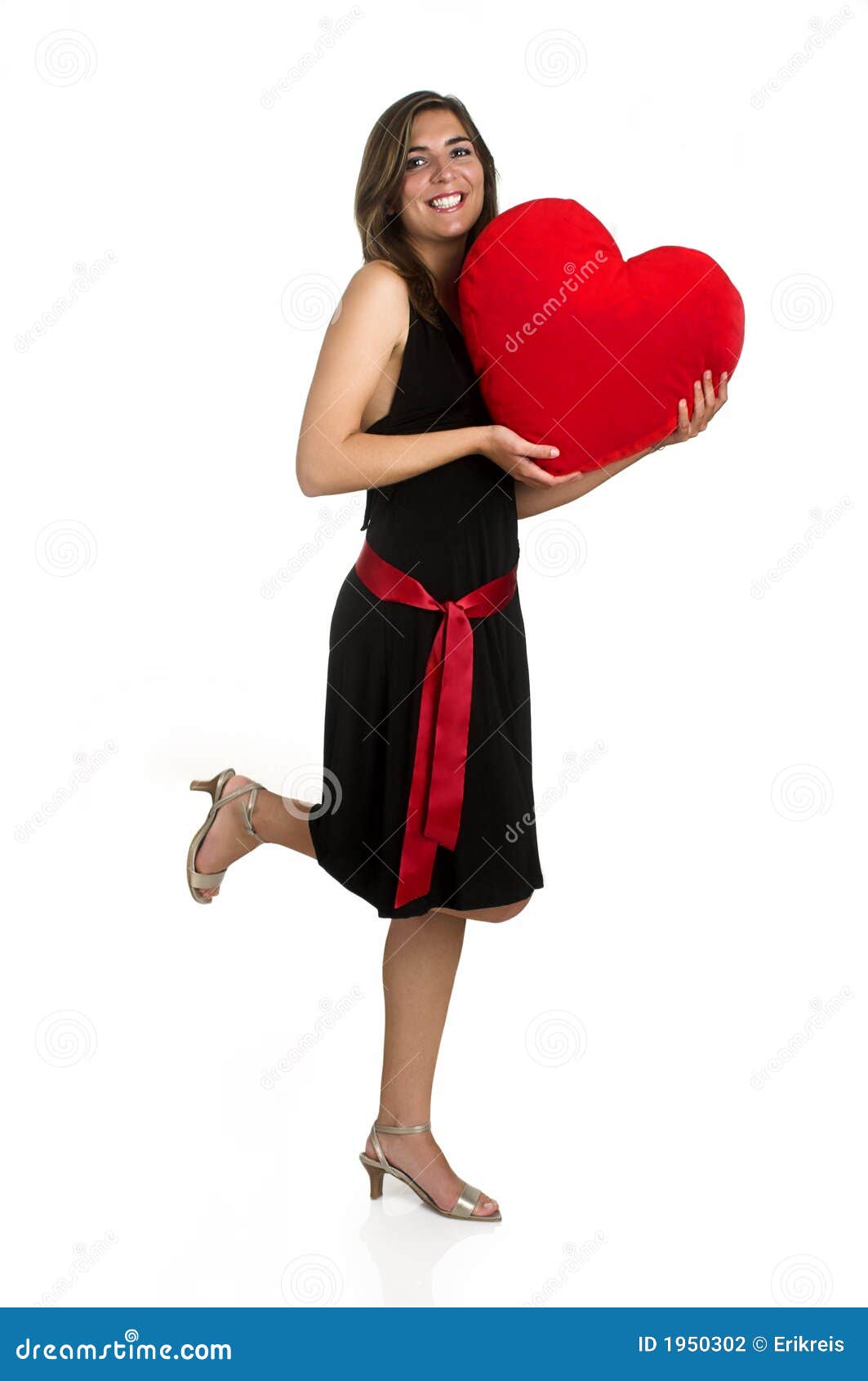 Heart Woman stock photo. Image of hearth, passion, pose - 1950302