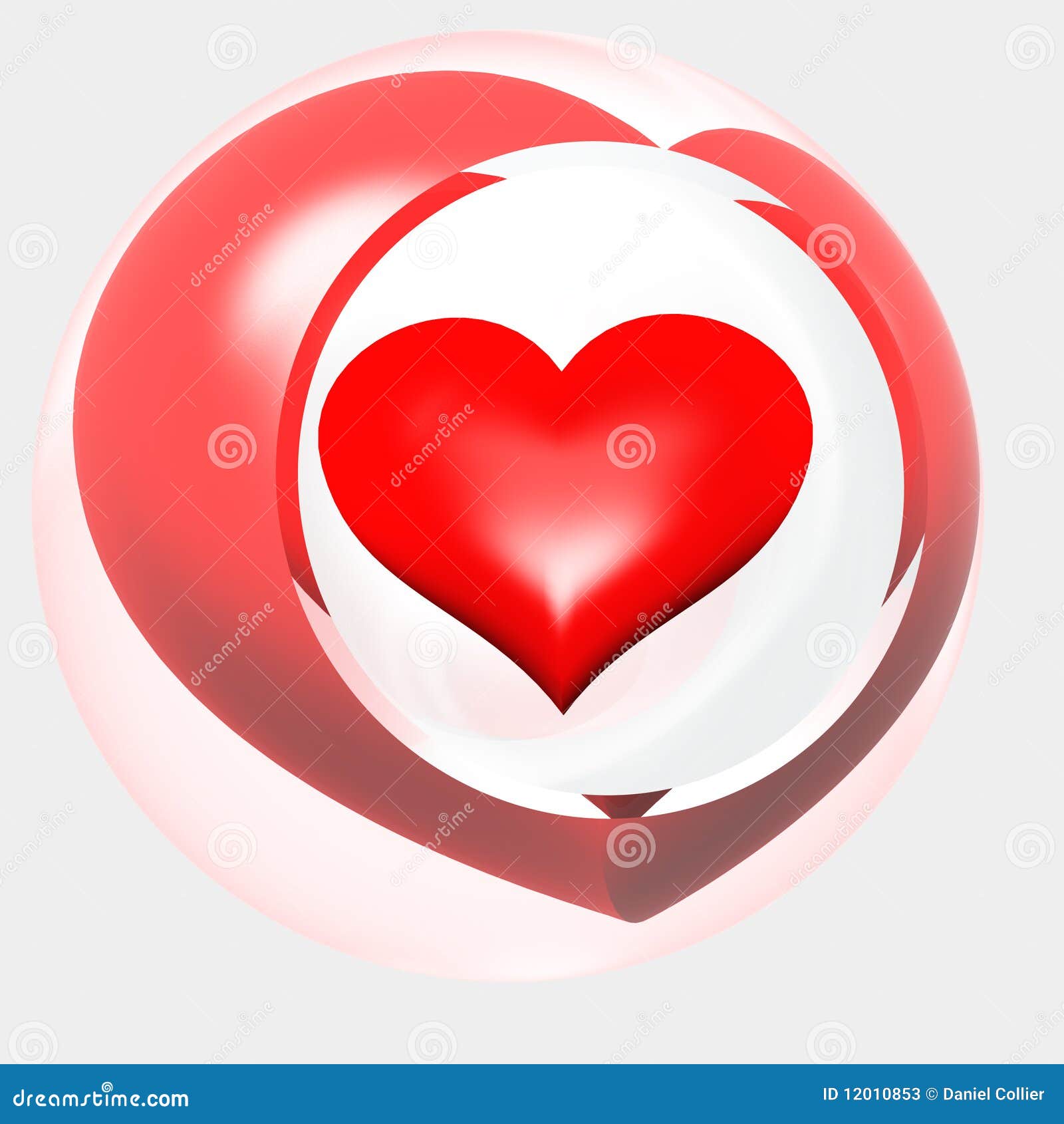 Heart Wrap stock illustration. Illustration of round - 12010853