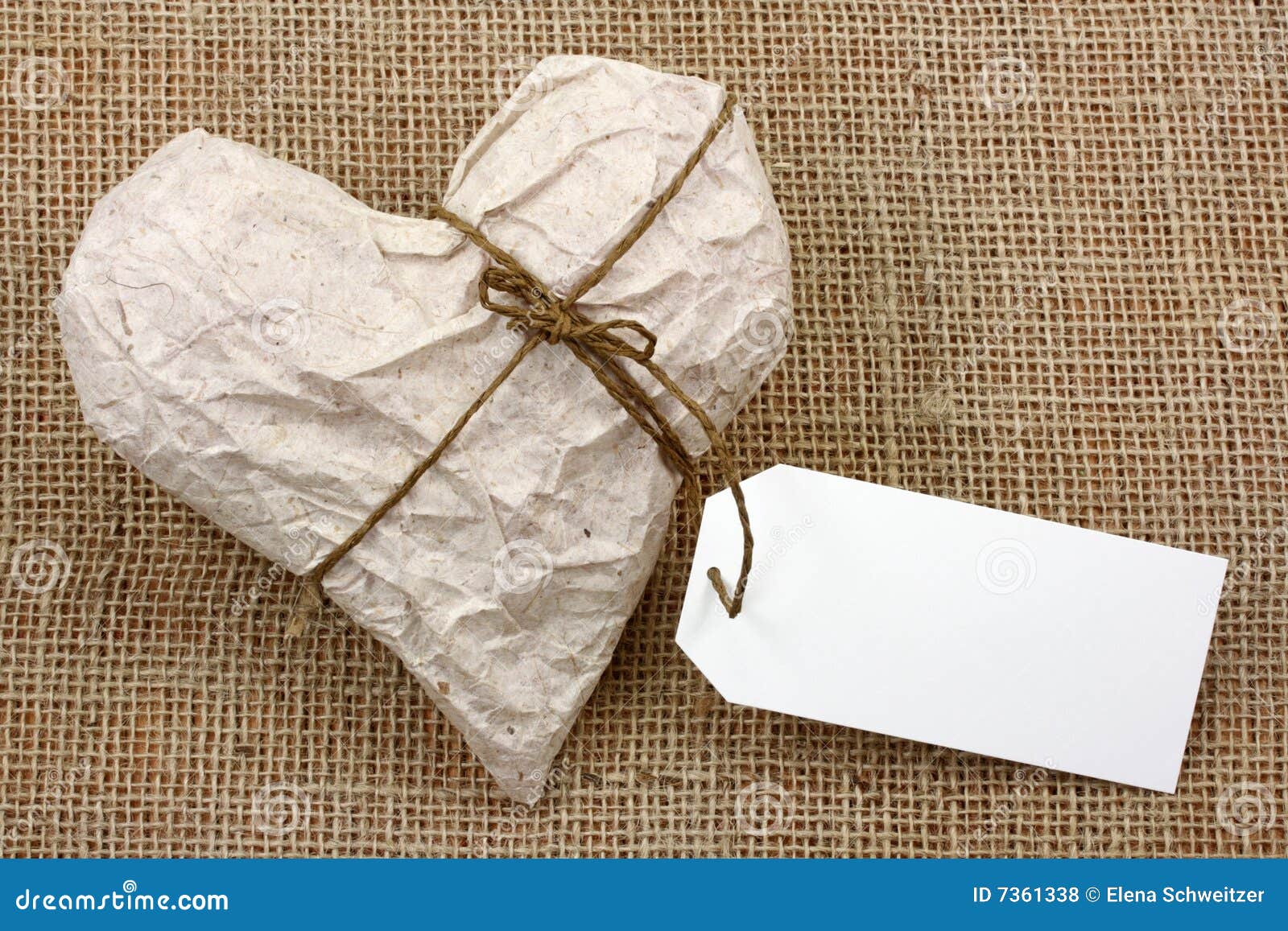 Heart in Wrapping Paper stock photo. Image of romance - 7361338