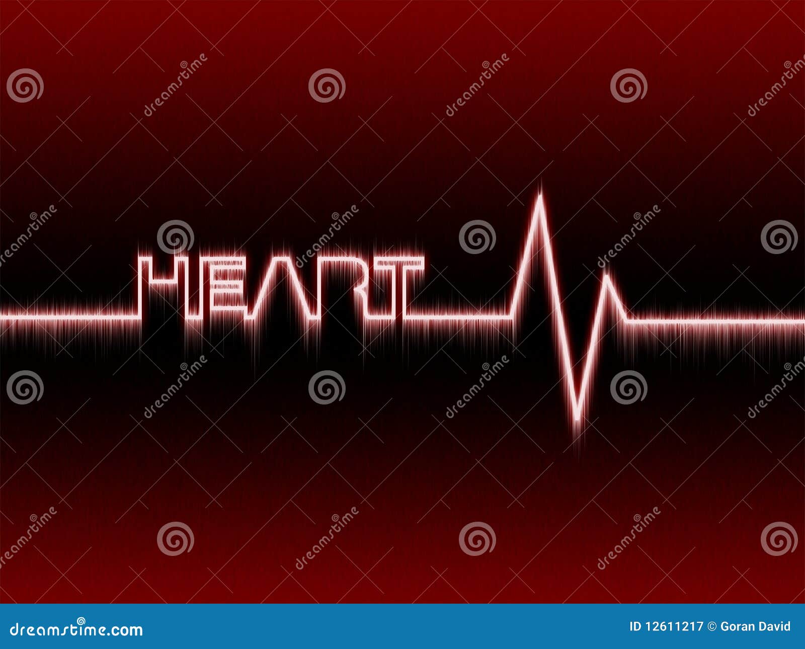 Heartbeat stock illustration. Illustration of health - 12611217