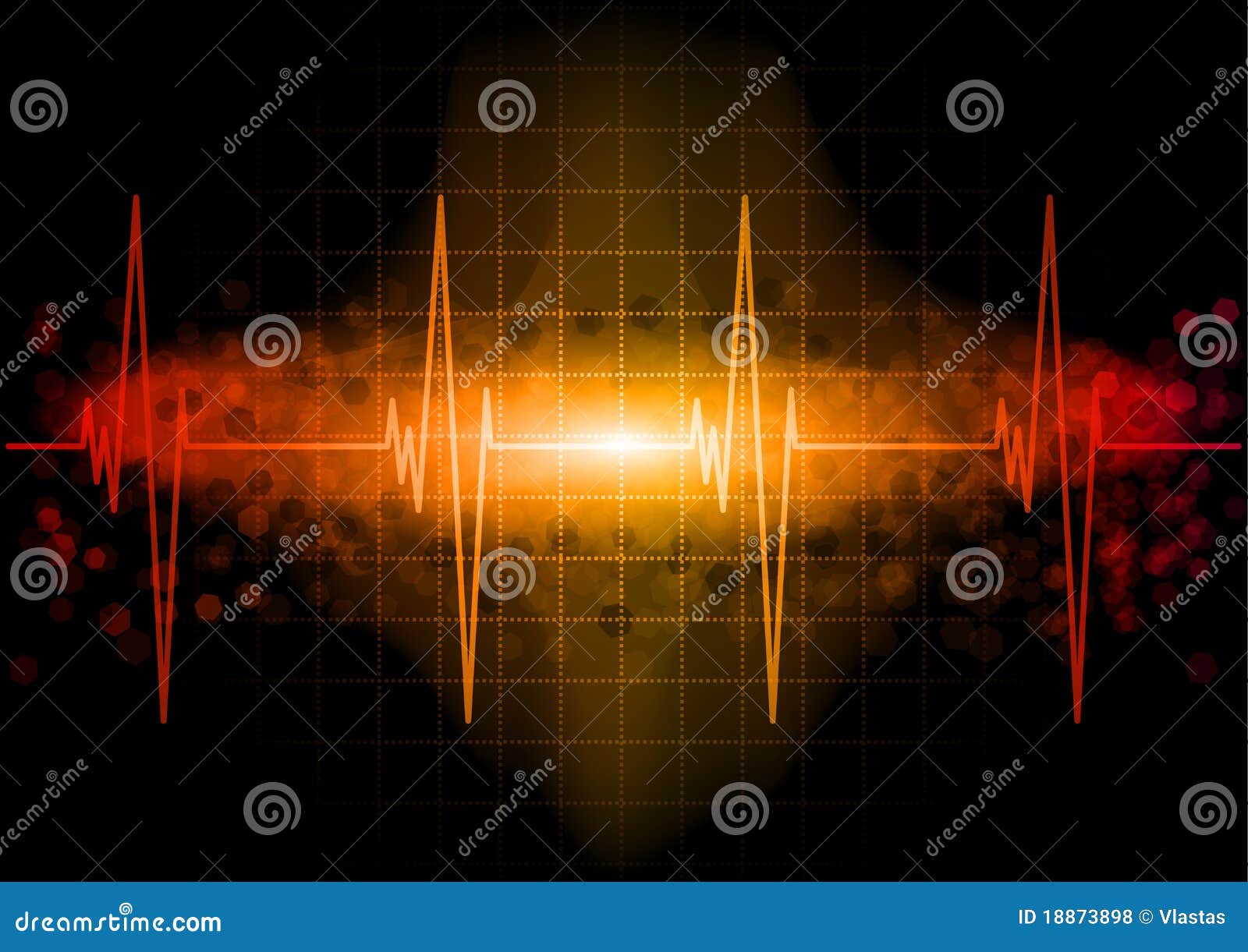Heartbeat stock vector. Illustration of graphic, heartbeat - 18873898