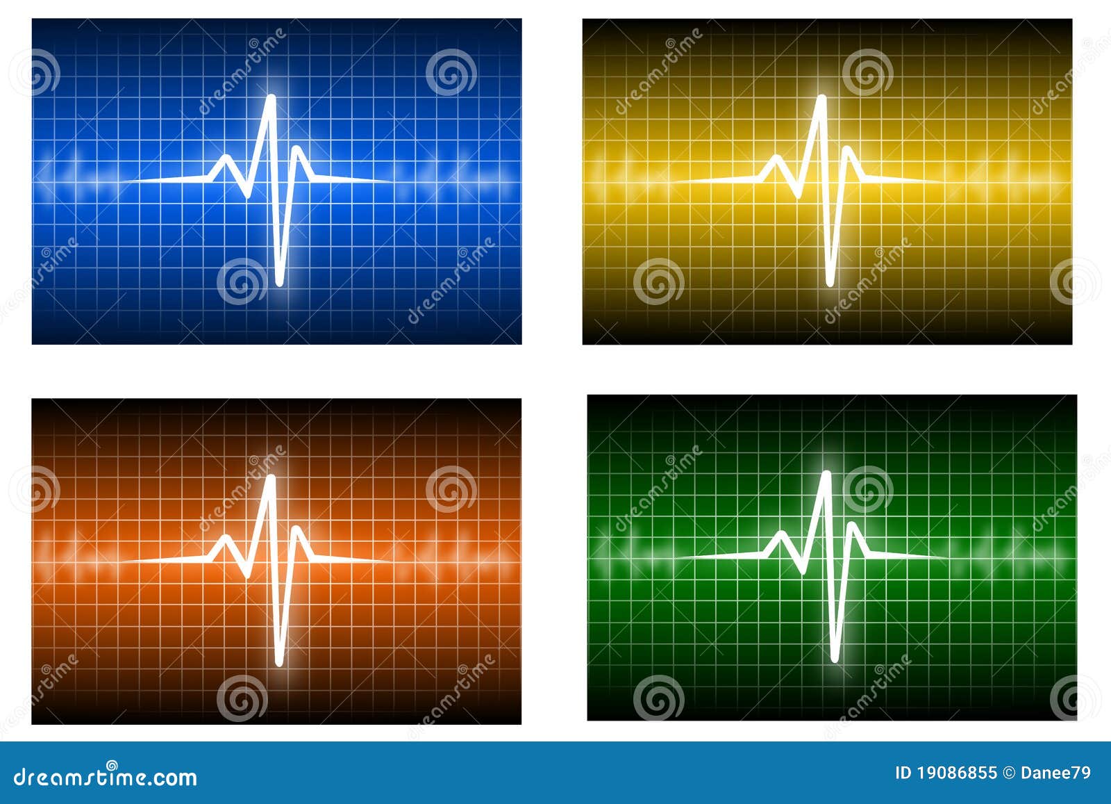 Heartbeat stock illustration. Illustration of abstract - 19086855