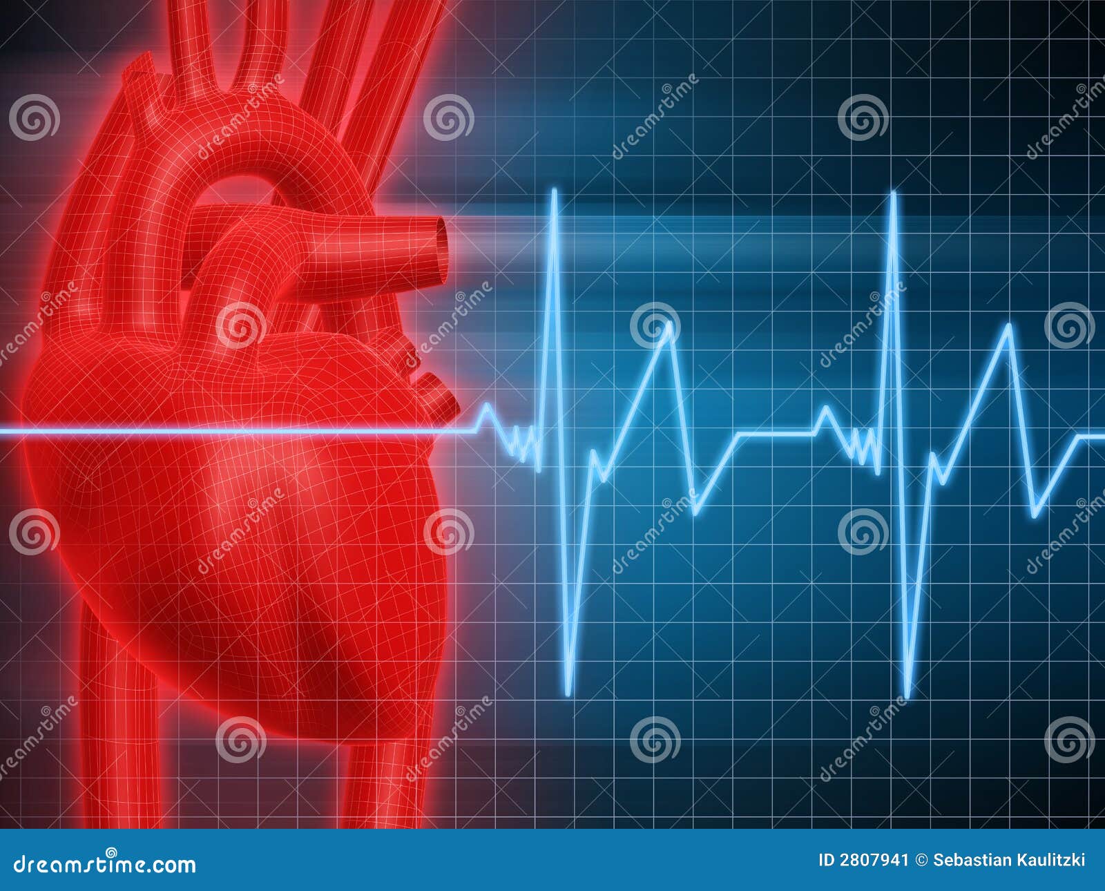 Heartbeat stock illustration. Illustration of medical - 2807941