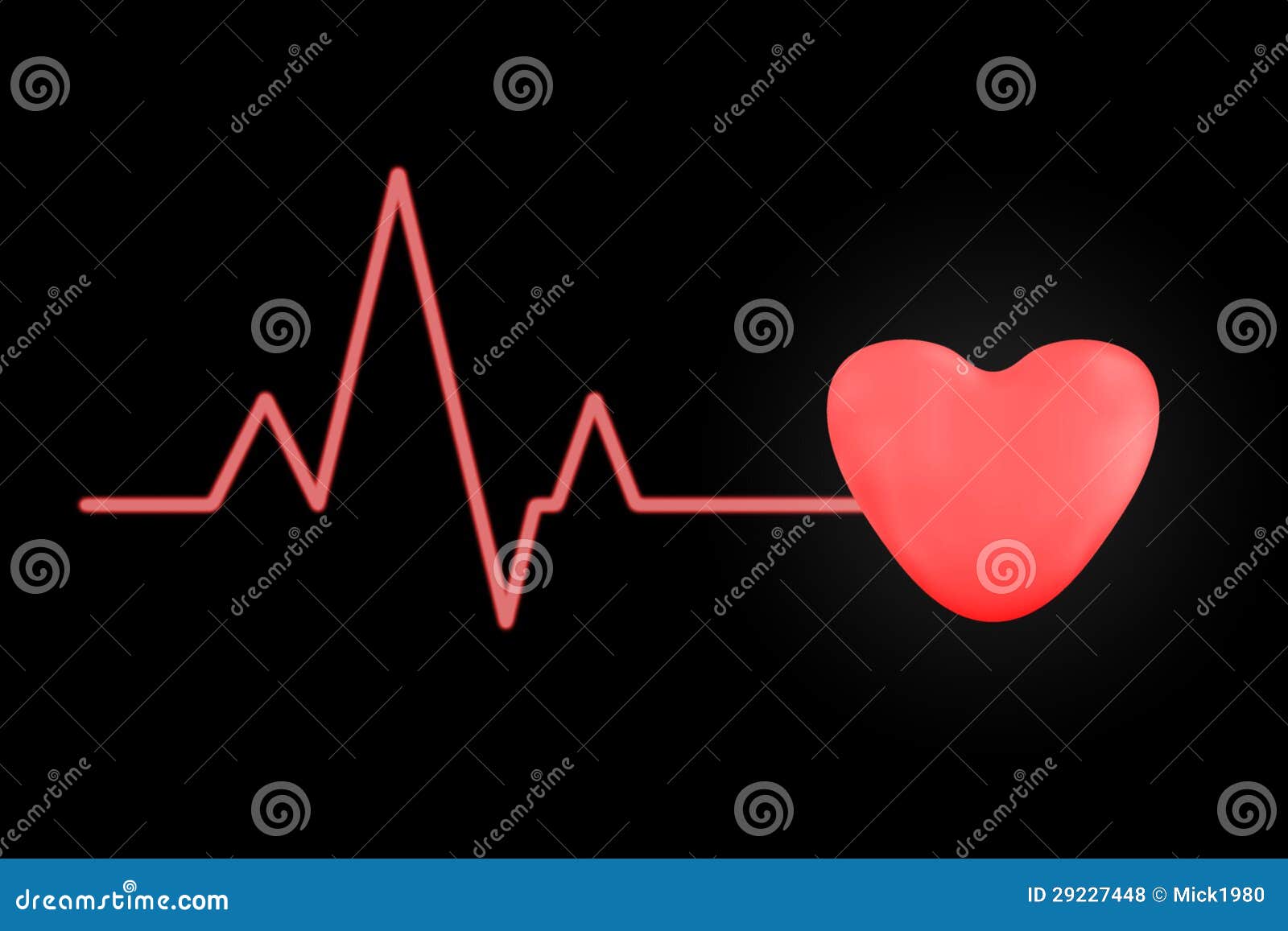 Heartbeat stock illustration. Illustration of cardiogram - 29227448