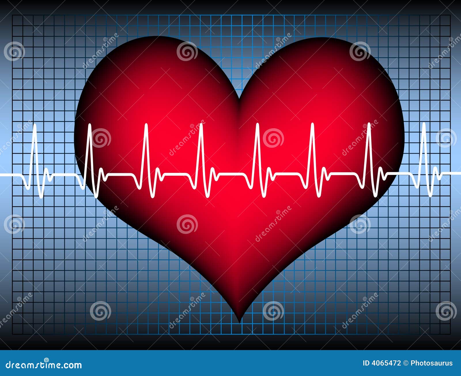 Heartbeat stock vector. Illustration of life, line, analise - 4065472