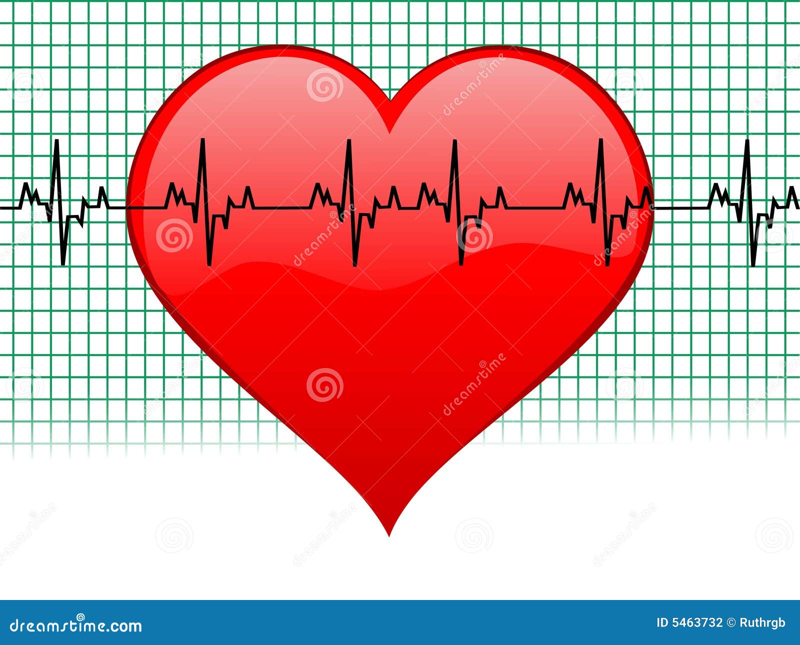 Heartbeat stock illustration. Illustration of artistic - 5463732