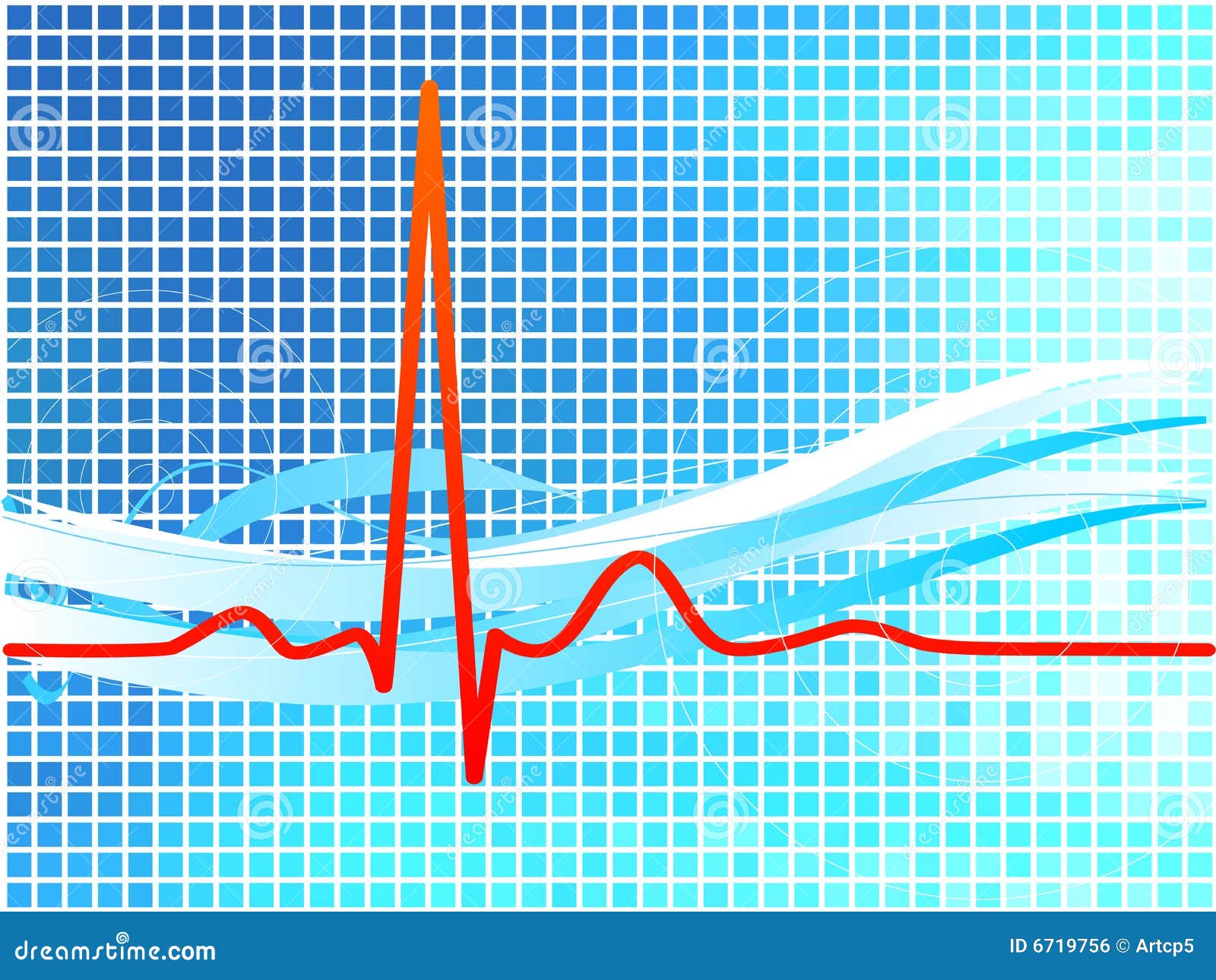 Heartbeat background stock vector. Illustration of clipart - 6719756