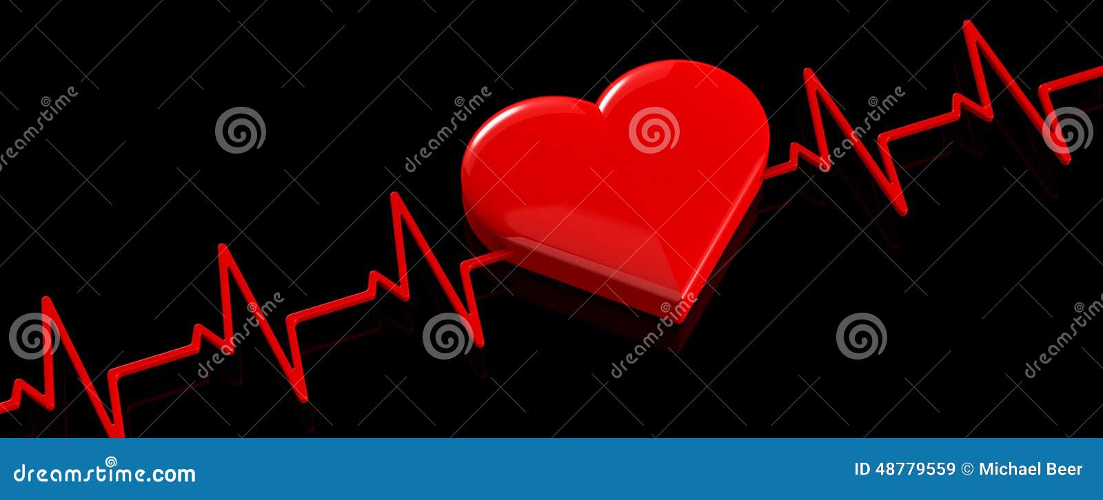 The heartbeat stock illustration. Illustration of emergency - 48779559