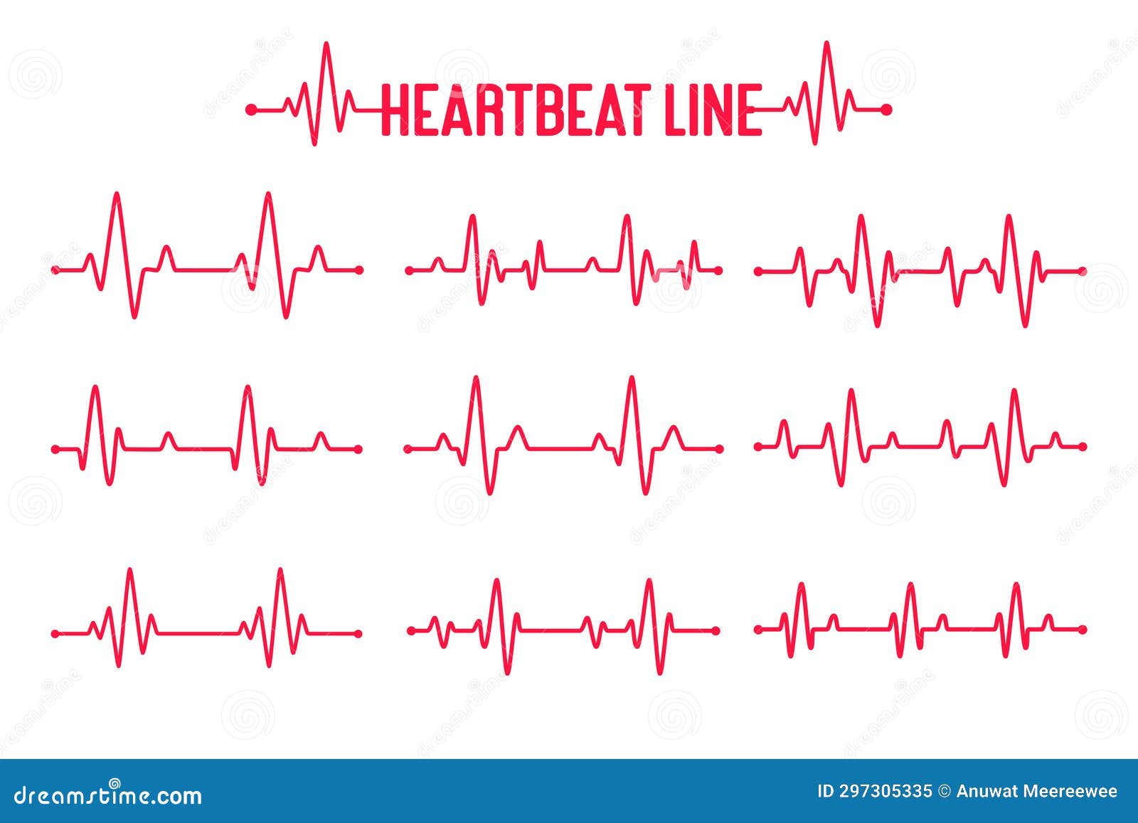 Heartbeat Graph Vector Set Concept of Helping Patients and Exercising ...