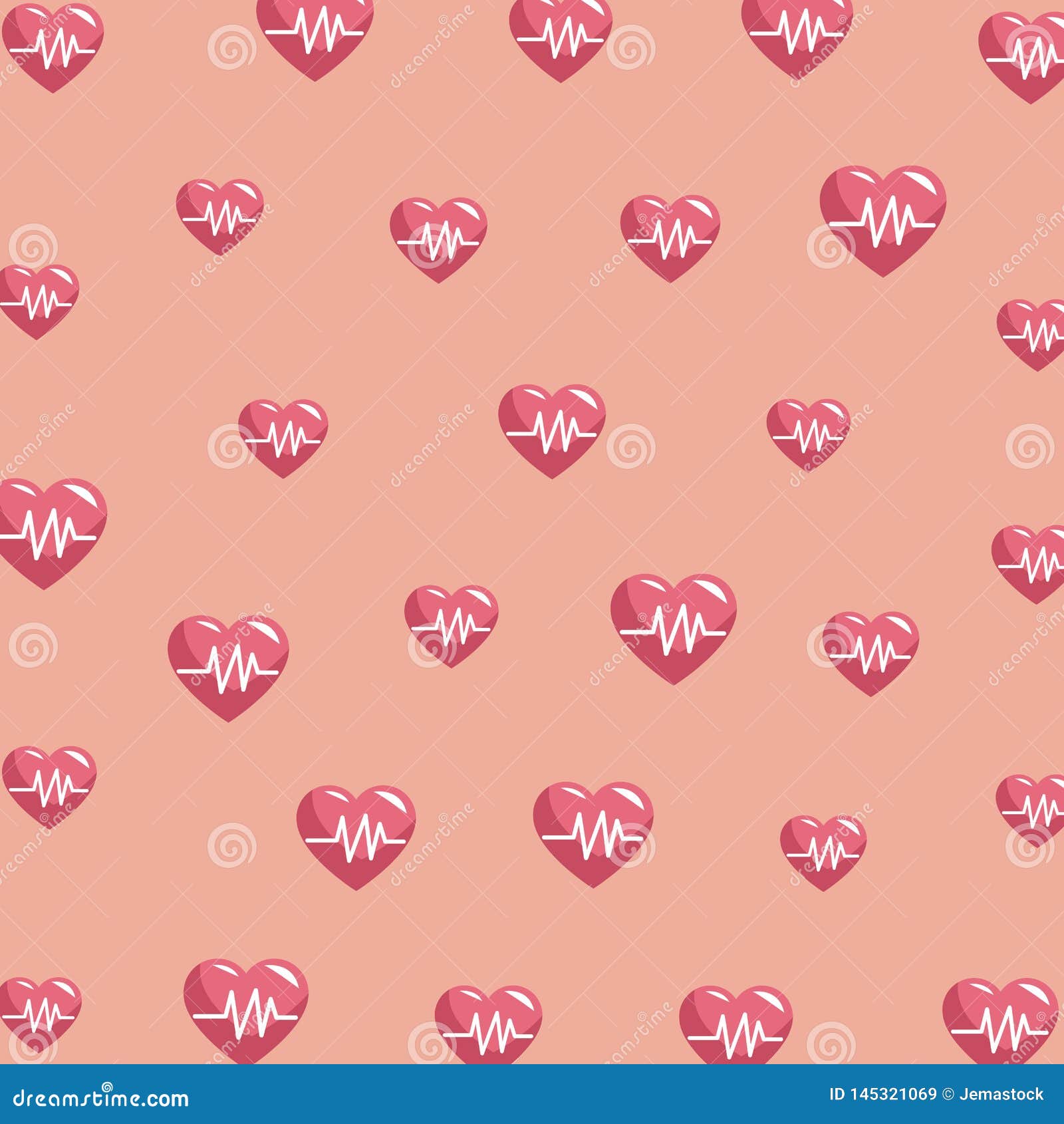 Heartbeats, EKG Cartoon Vector | CartoonDealer.com #32098813