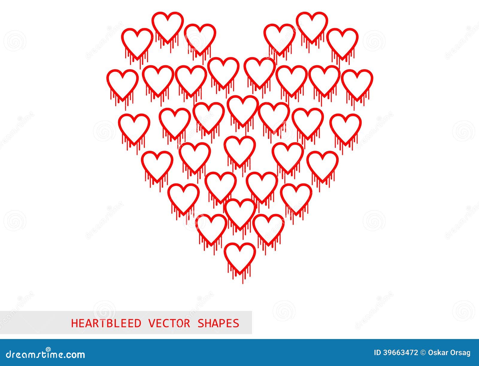 Heartbleed Openssl Bug Vector Shape | CartoonDealer.com #39662984