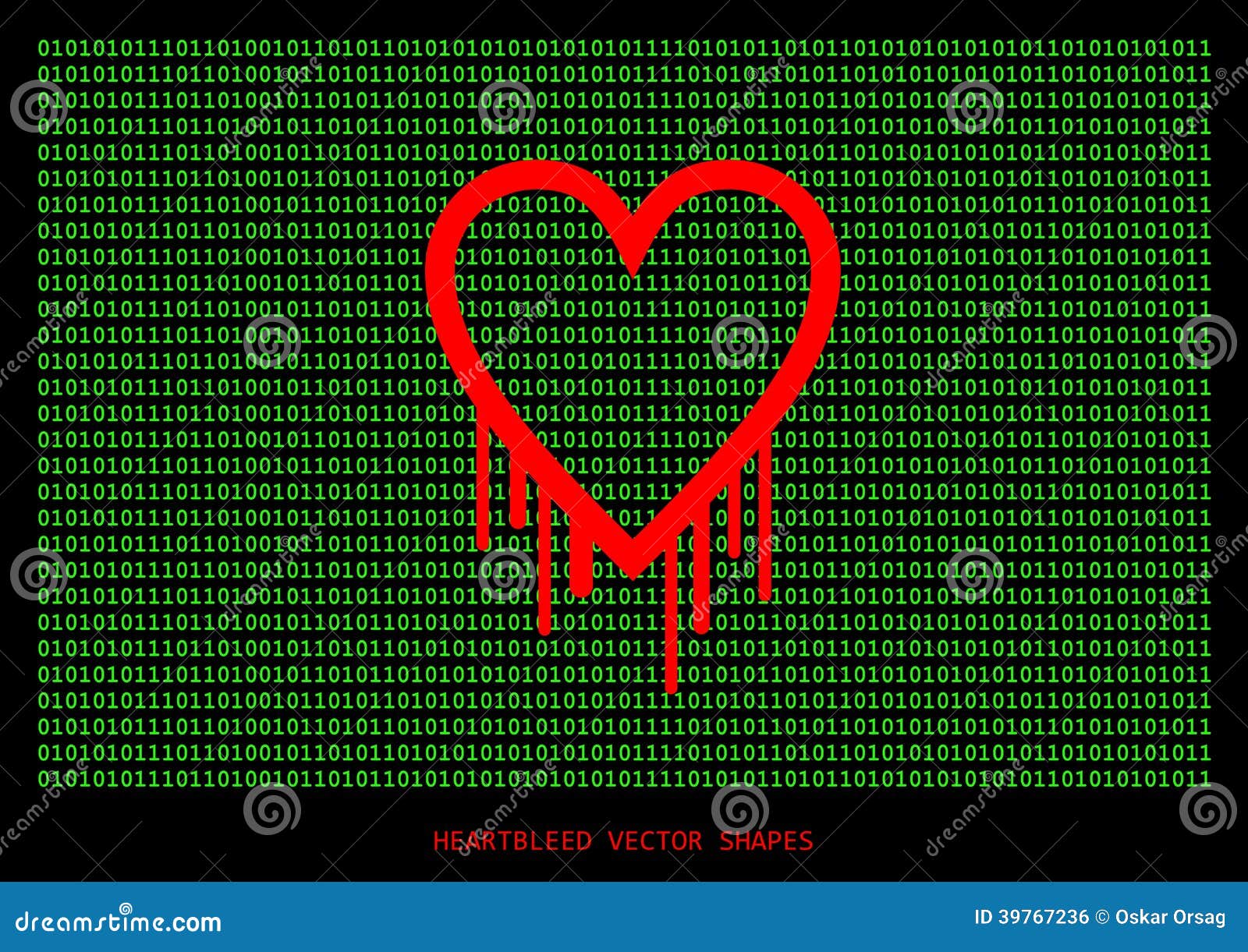 Heartbleed Openssl Bug Vector Shape | CartoonDealer.com #39662984
