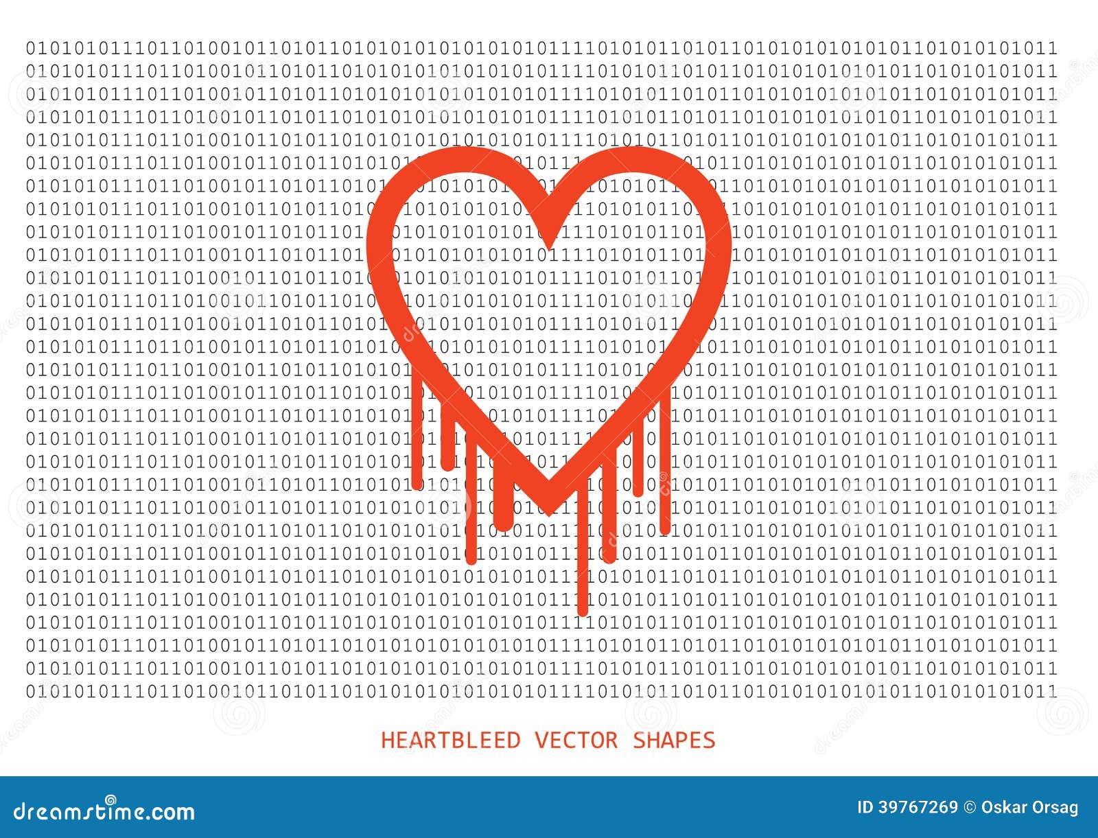 3d Heartbleed Symbol On Keyboard Royalty-Free Cartoon | CartoonDealer ...