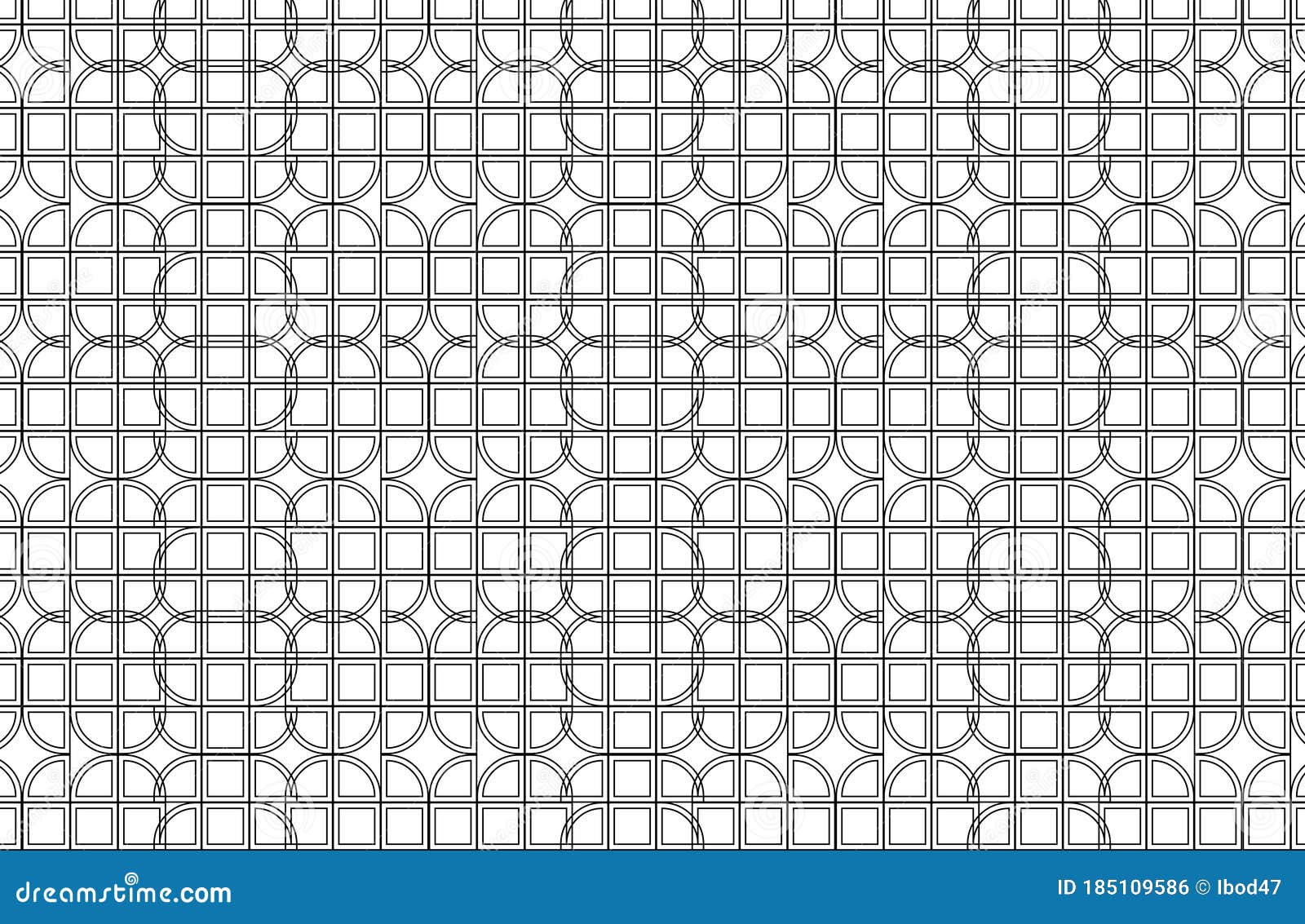 Modern Repeating Vector Pattern of Straight Lines and Curves Stock ...