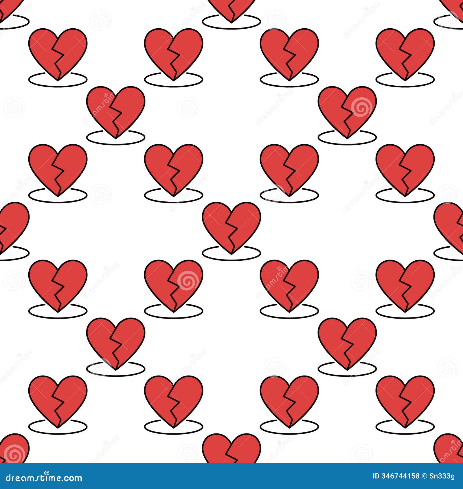 Heartbreak Sad Ending Vector Red Icon | CartoonDealer.com #346744141