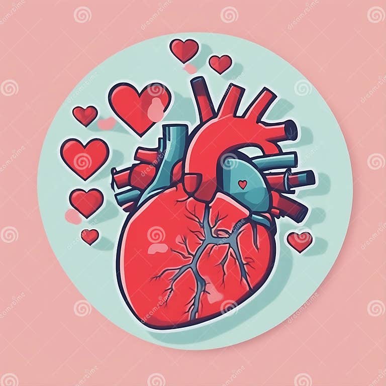 Heartfelt Transformations: AI-Generated Art for World Heart Day Stock ...