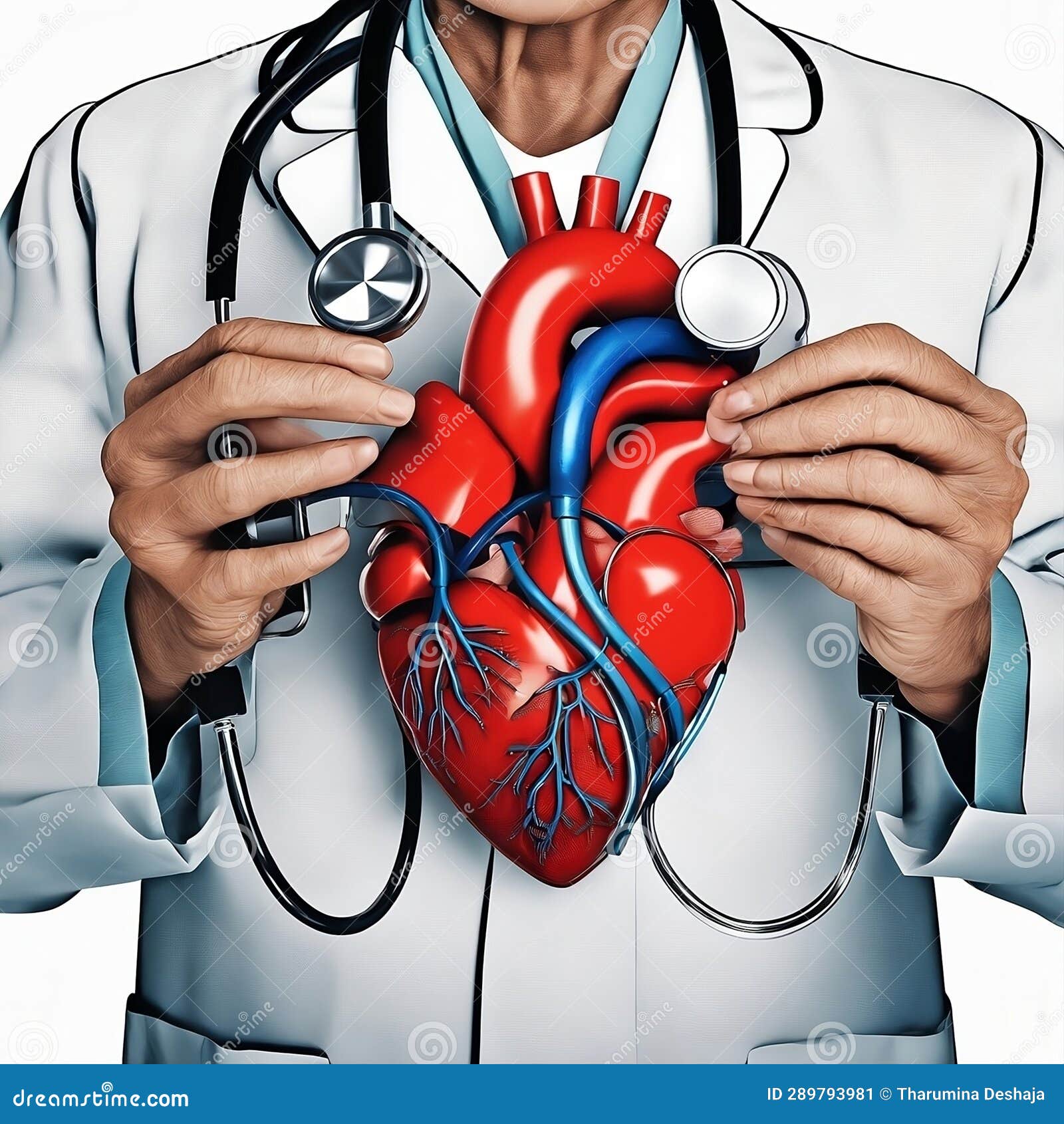 Heartfelt Transformations: AI-Generated Art for World Heart Day Stock ...