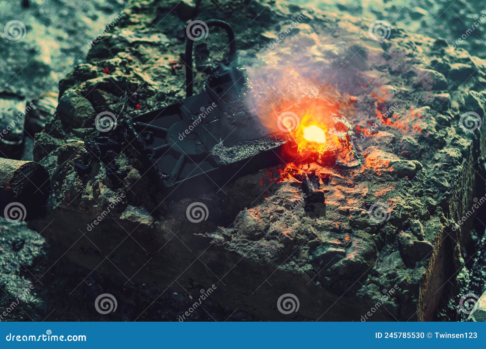 The Hearth is Extinguished. Objects that Were Burned. the Ashes of the ...