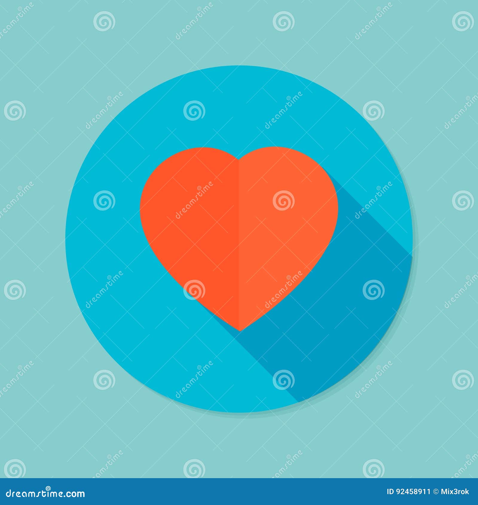 Hearth. Flat Icon with Long Shadow Stock Vector - Illustration of blue ...
