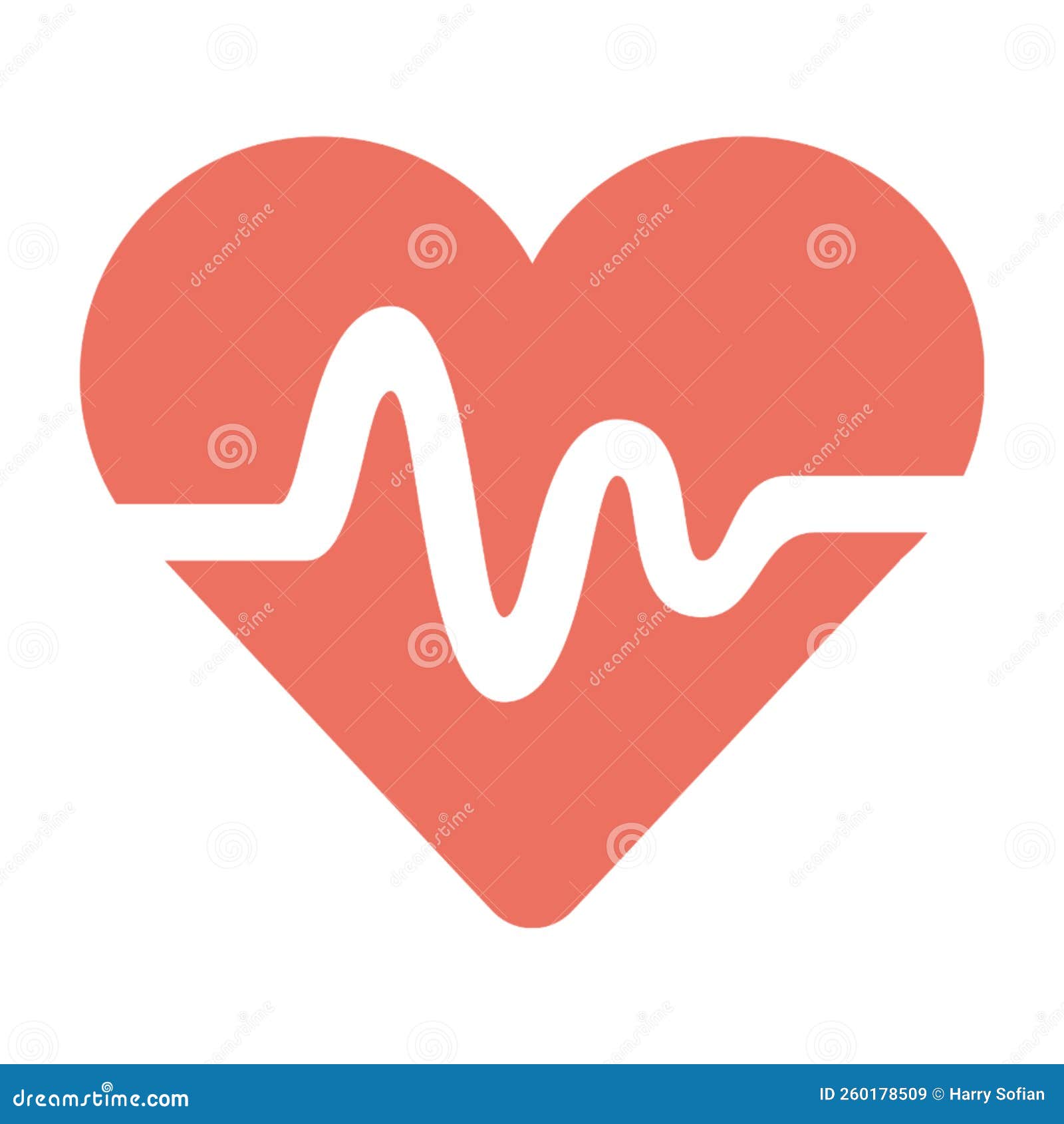 Hearth pulse illustration stock illustration. Illustration of medical ...