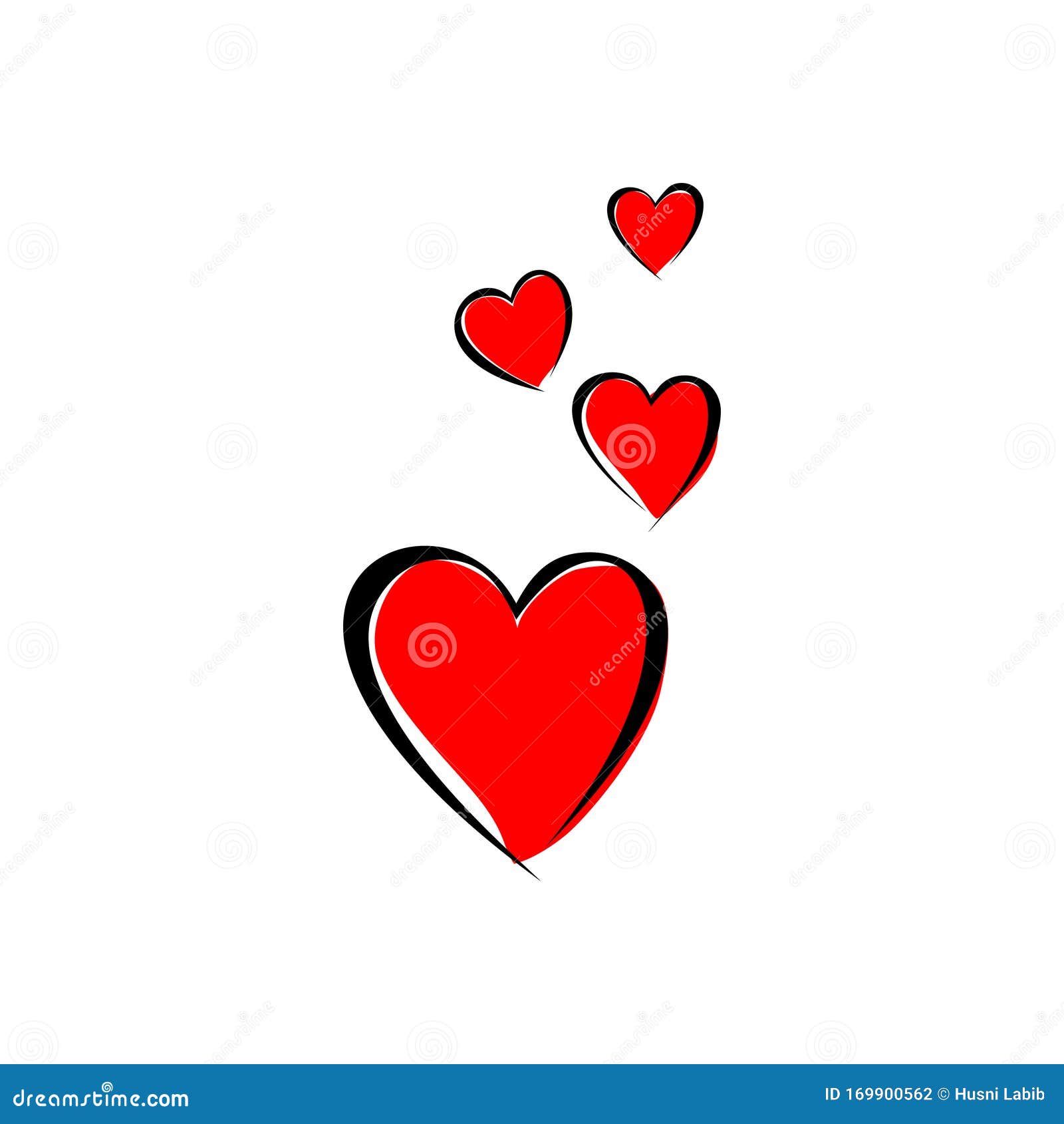 Hearth Shape Vector Illustration Stock Vector - Illustration of ...