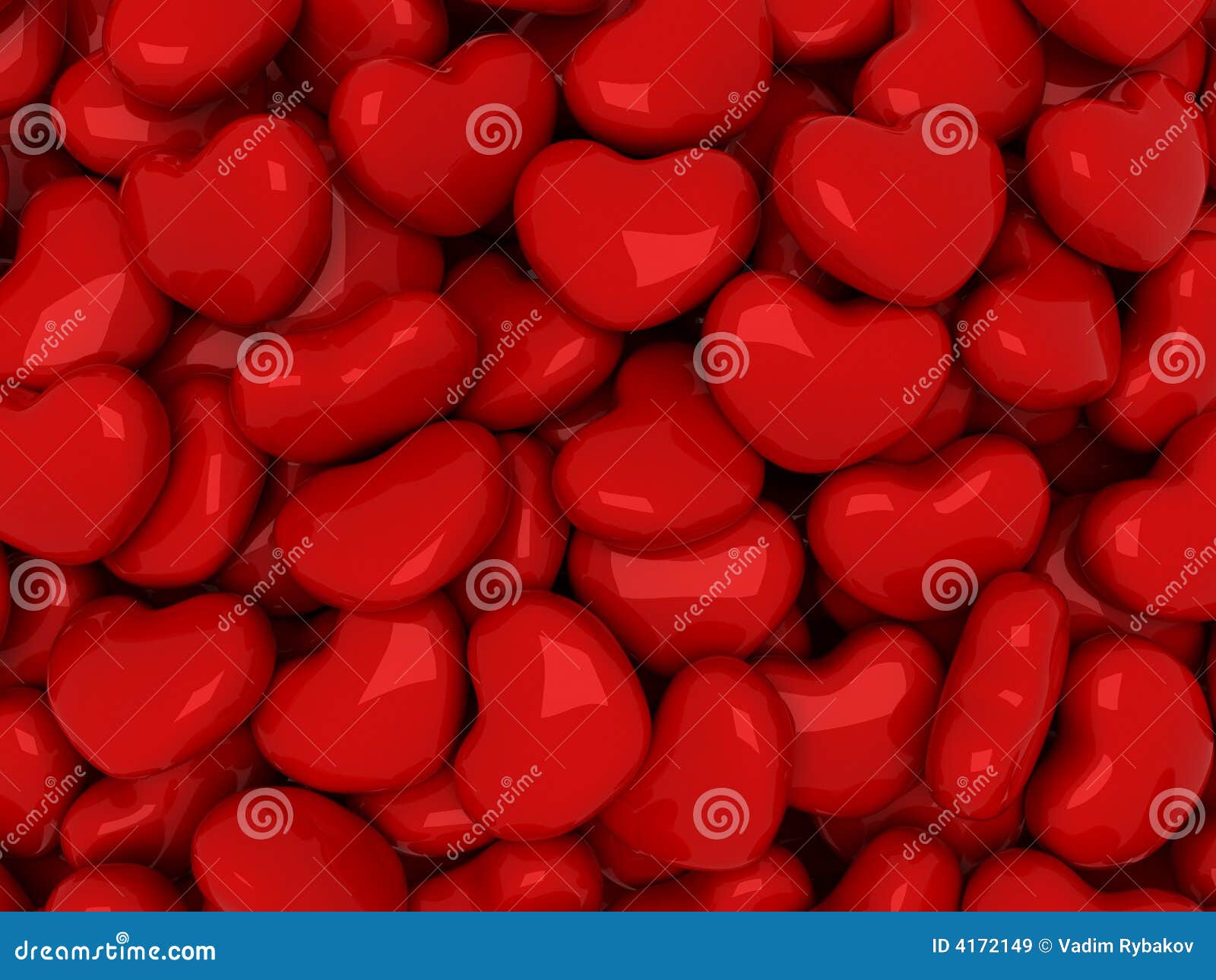 Hearts array stock illustration. Illustration of decor - 4172149