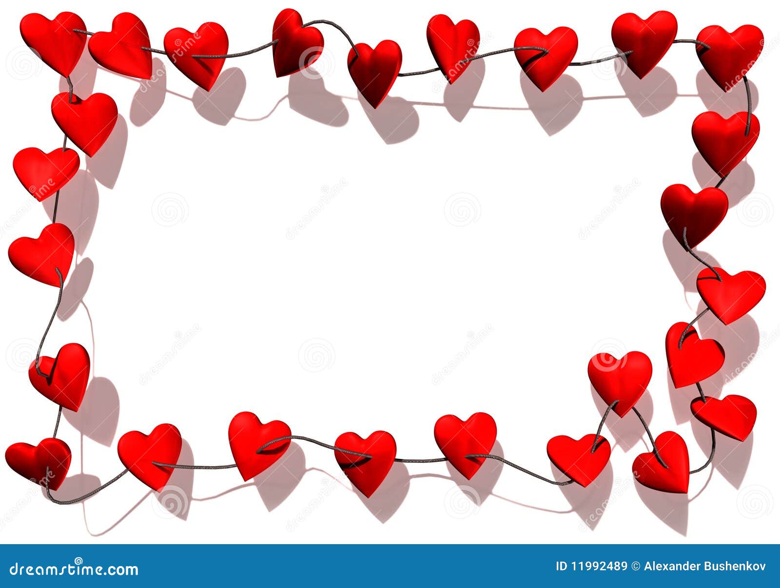 Hearts Border Royalty Free Stock Images - Image: 11992489