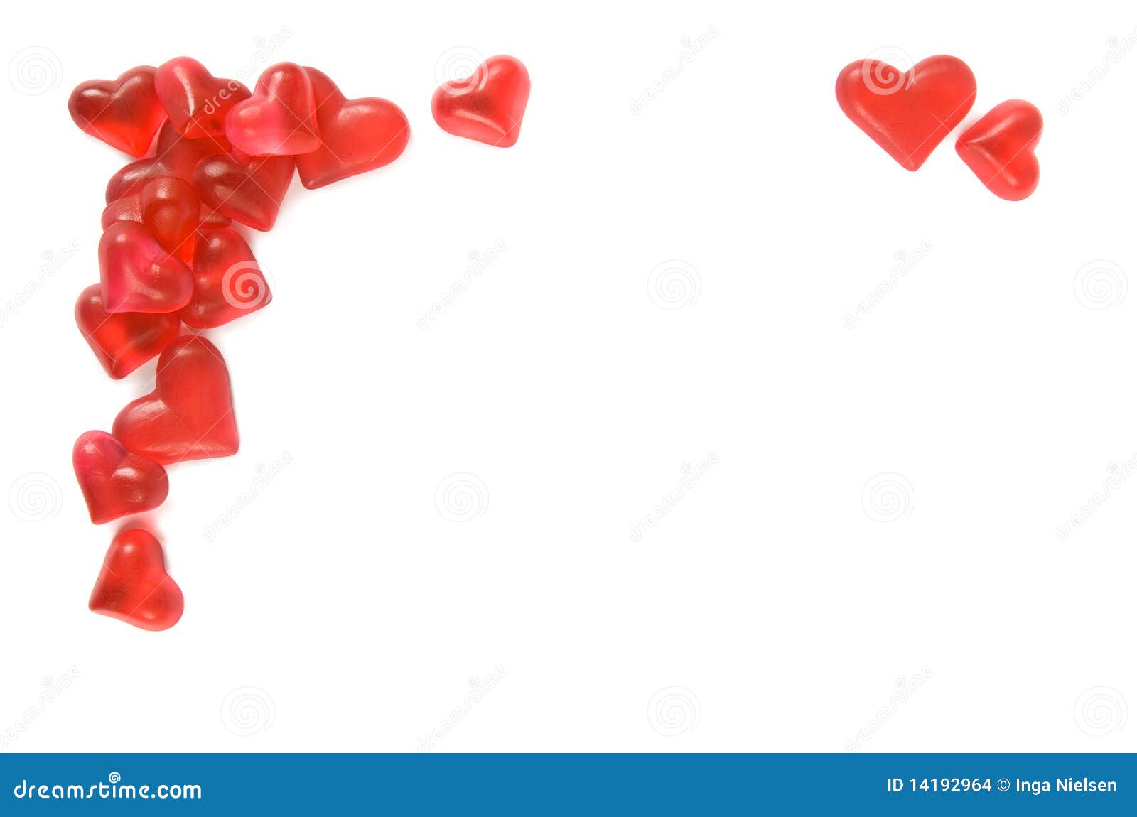 Hearts border stock photo. Image of background, isolated - 14192964