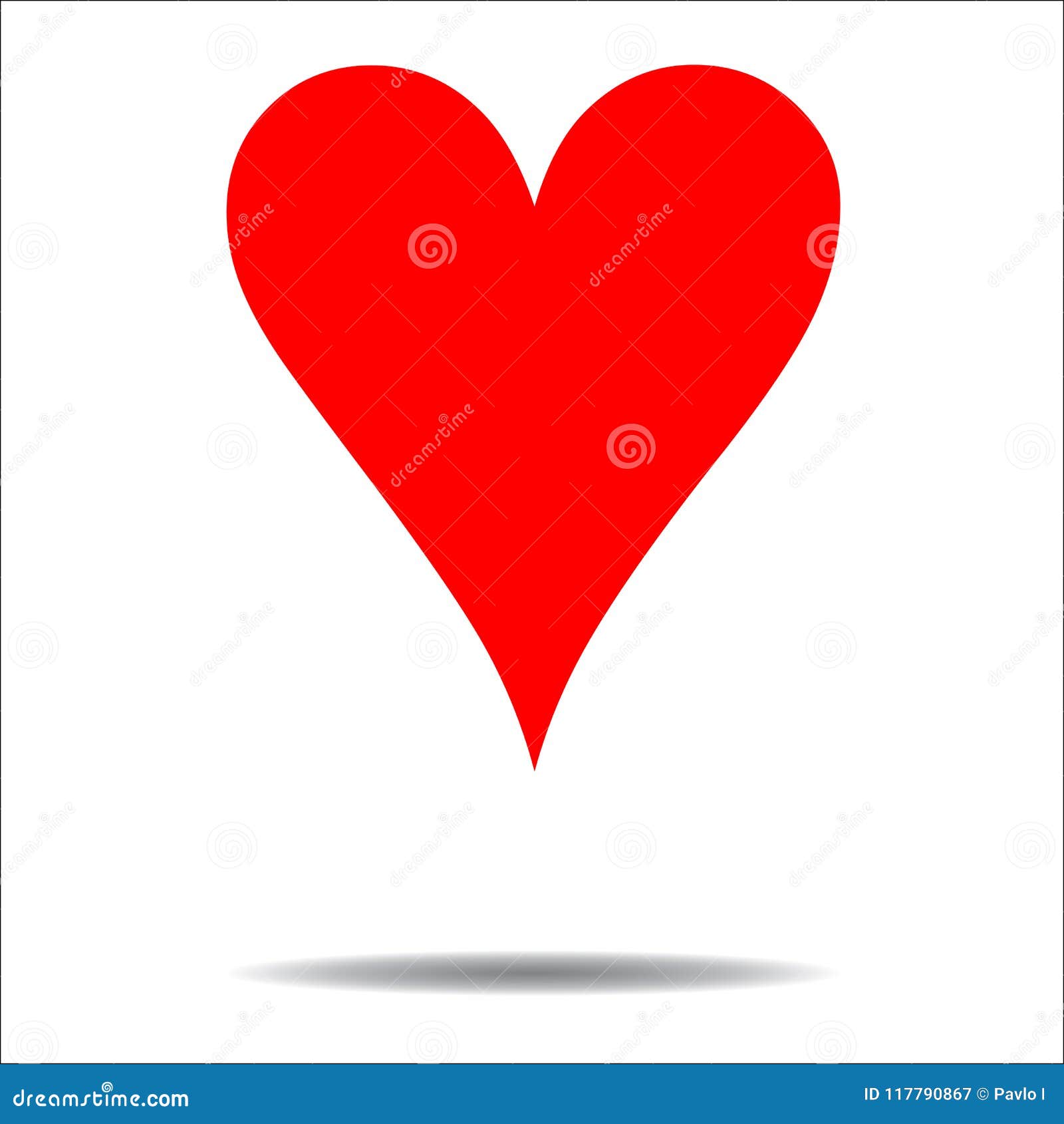 Hearts Card Suit Icon Vector Stock Vector - Illustration of gambling ...