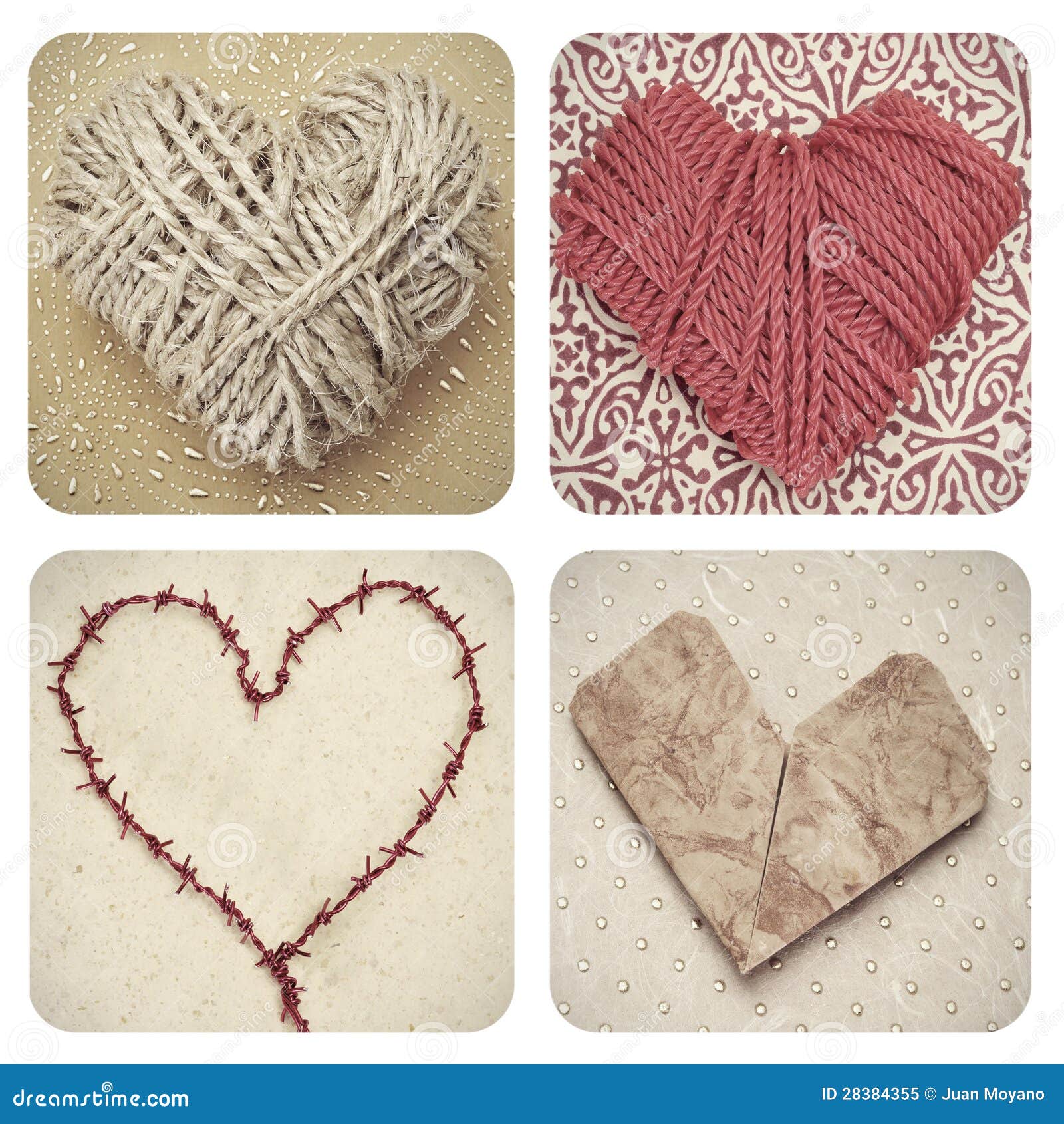 Hearts collage stock image. Image of romance, elegance - 28384355