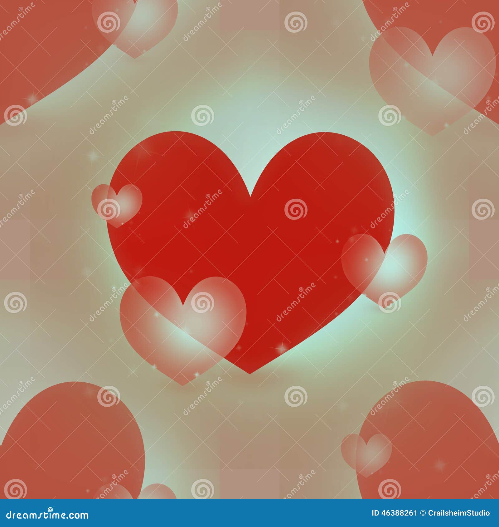 Hearts Design Background stock illustration. Illustration of lovely ...