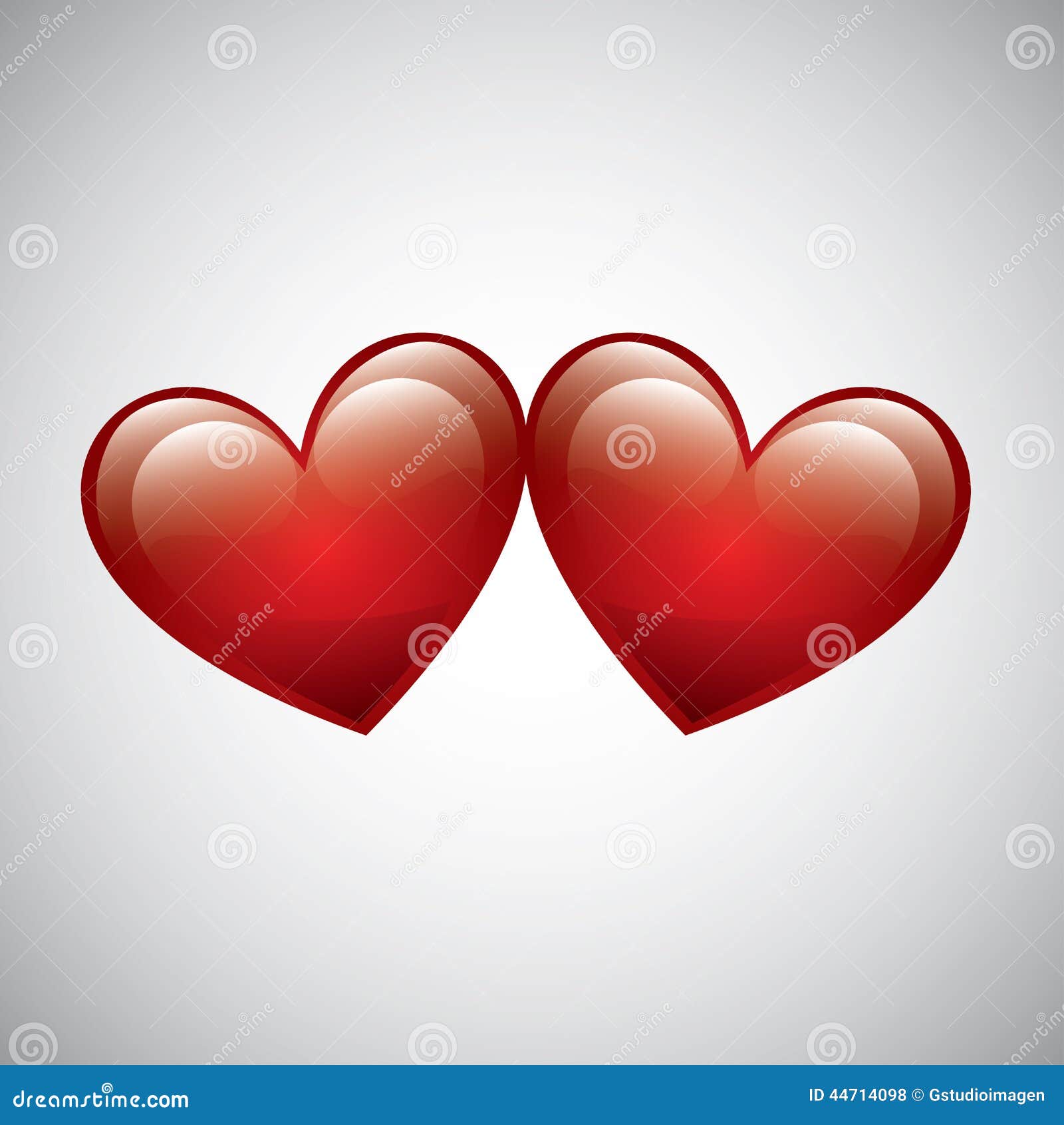 Hearts design stock vector. Illustration of love, gift - 44714098