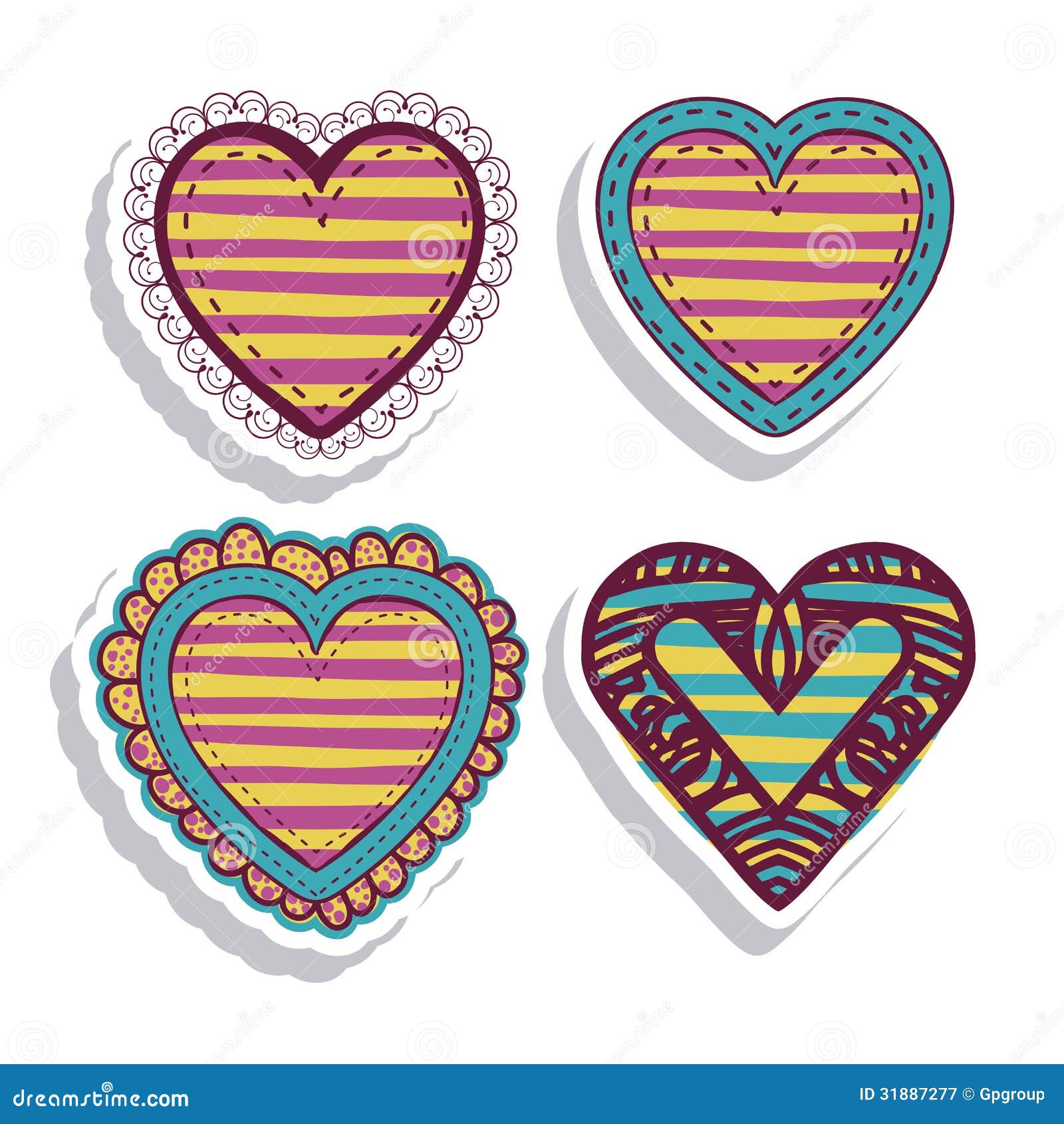 Hearts design stock vector. Illustration of invitation - 31887277