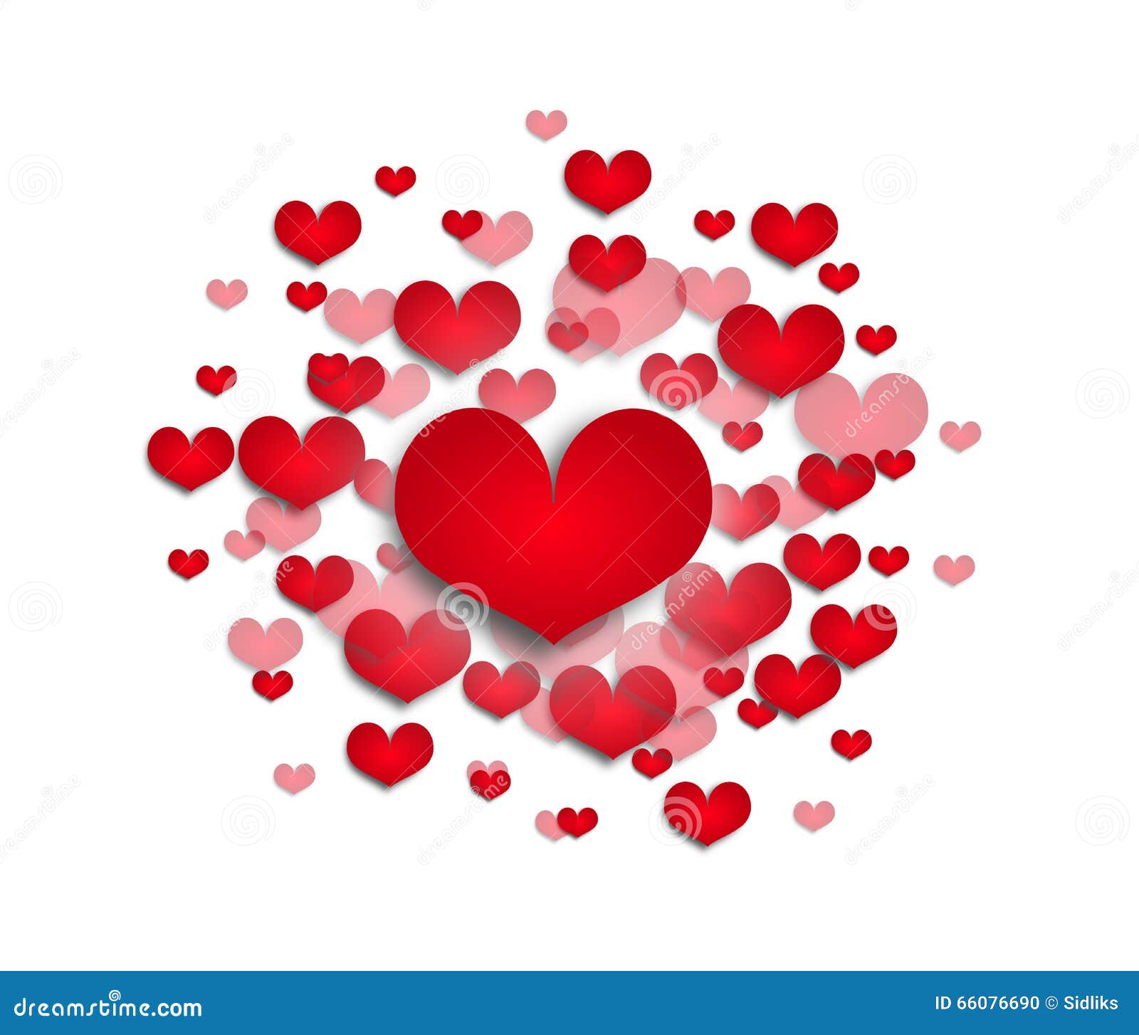 Hearts Explode Illustration Stock Illustration - Illustration of lover ...