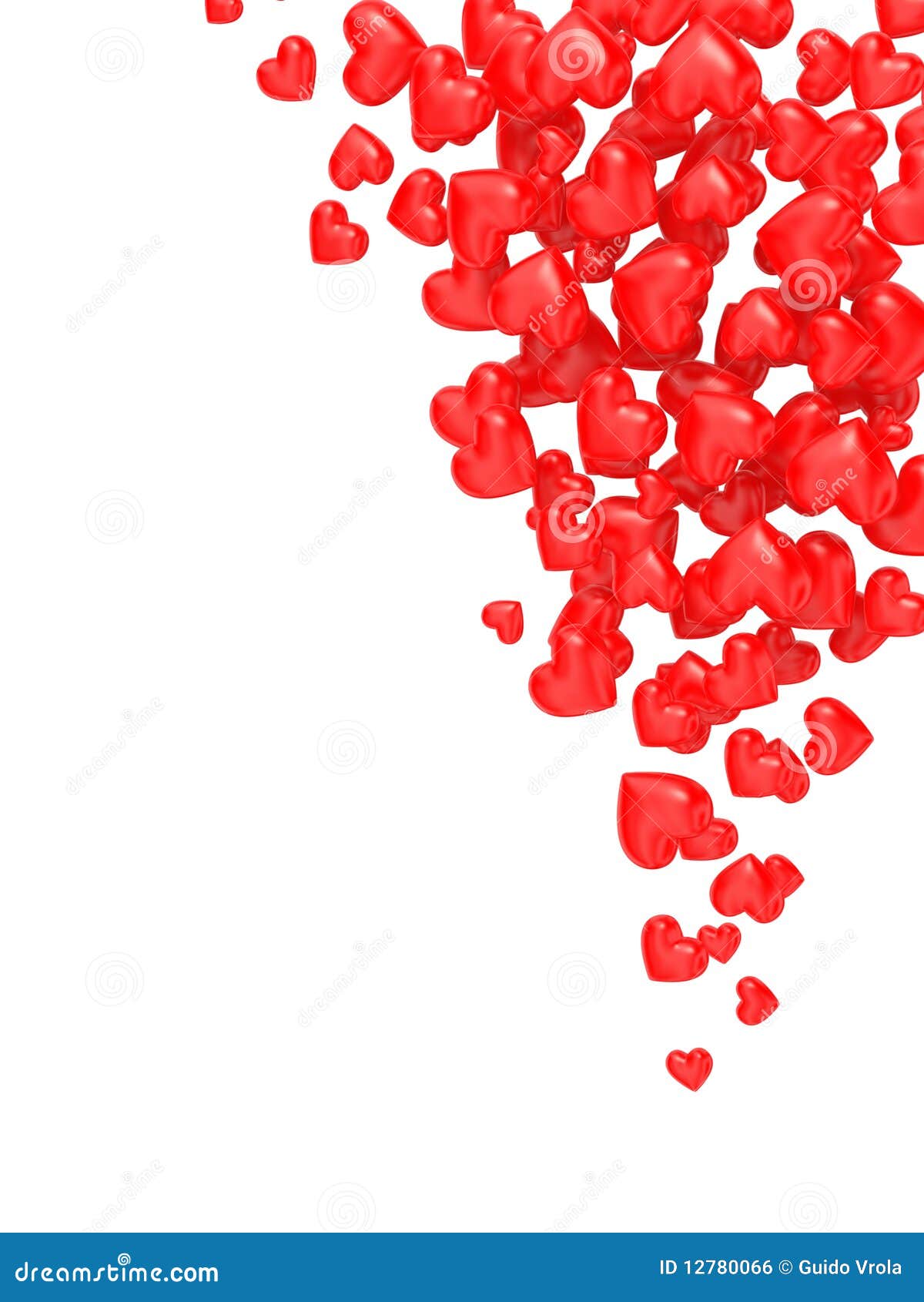 Hearts fall stock illustration. Illustration of february - 12780066