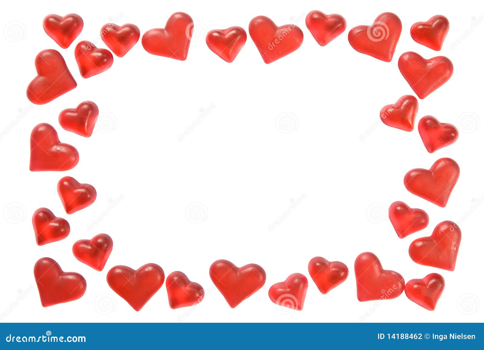 Hearts frame stock photo. Image of space, copy, romantic - 14188462
