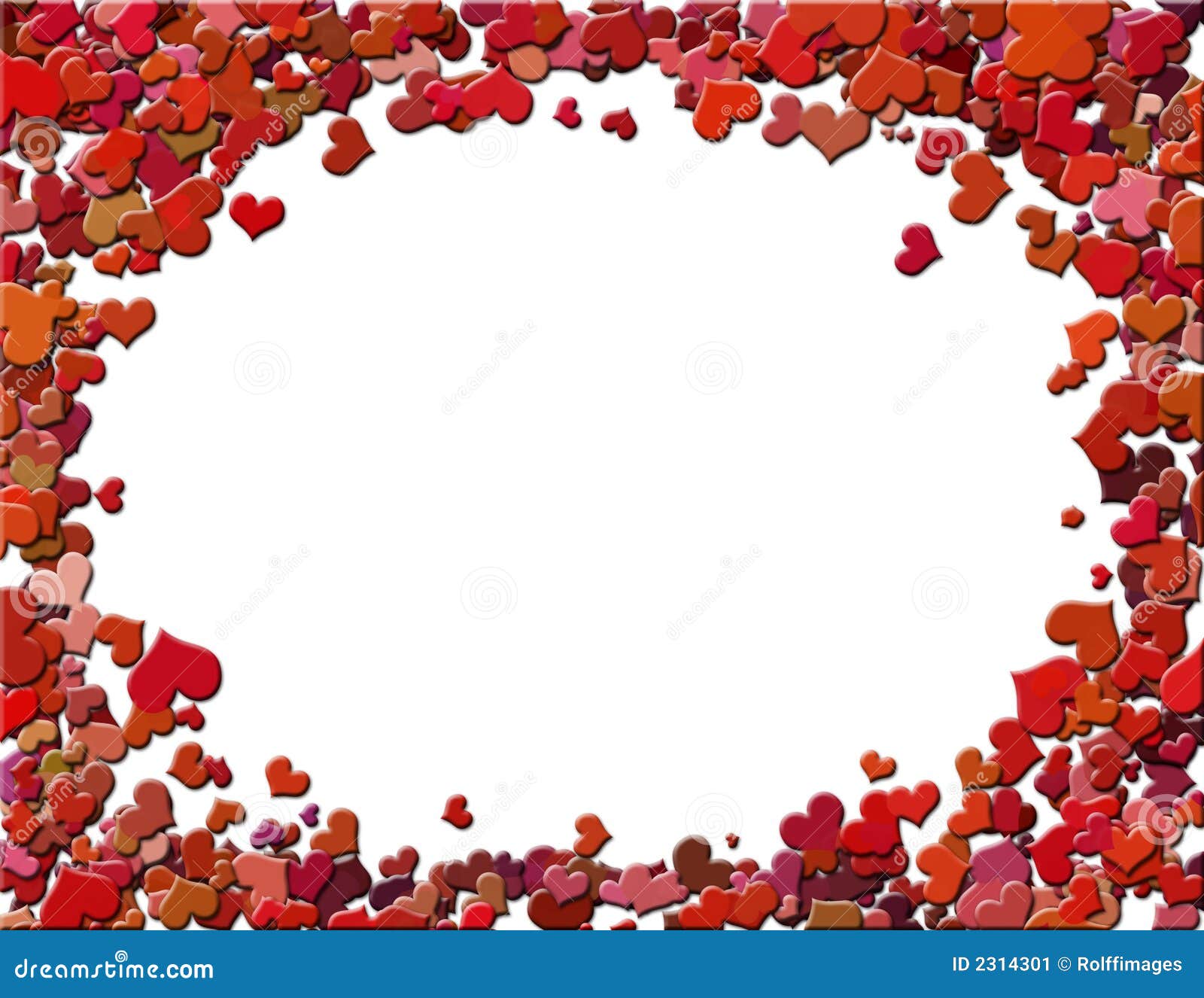 Hearts Frame stock illustration. Illustration of greetings - 2314301